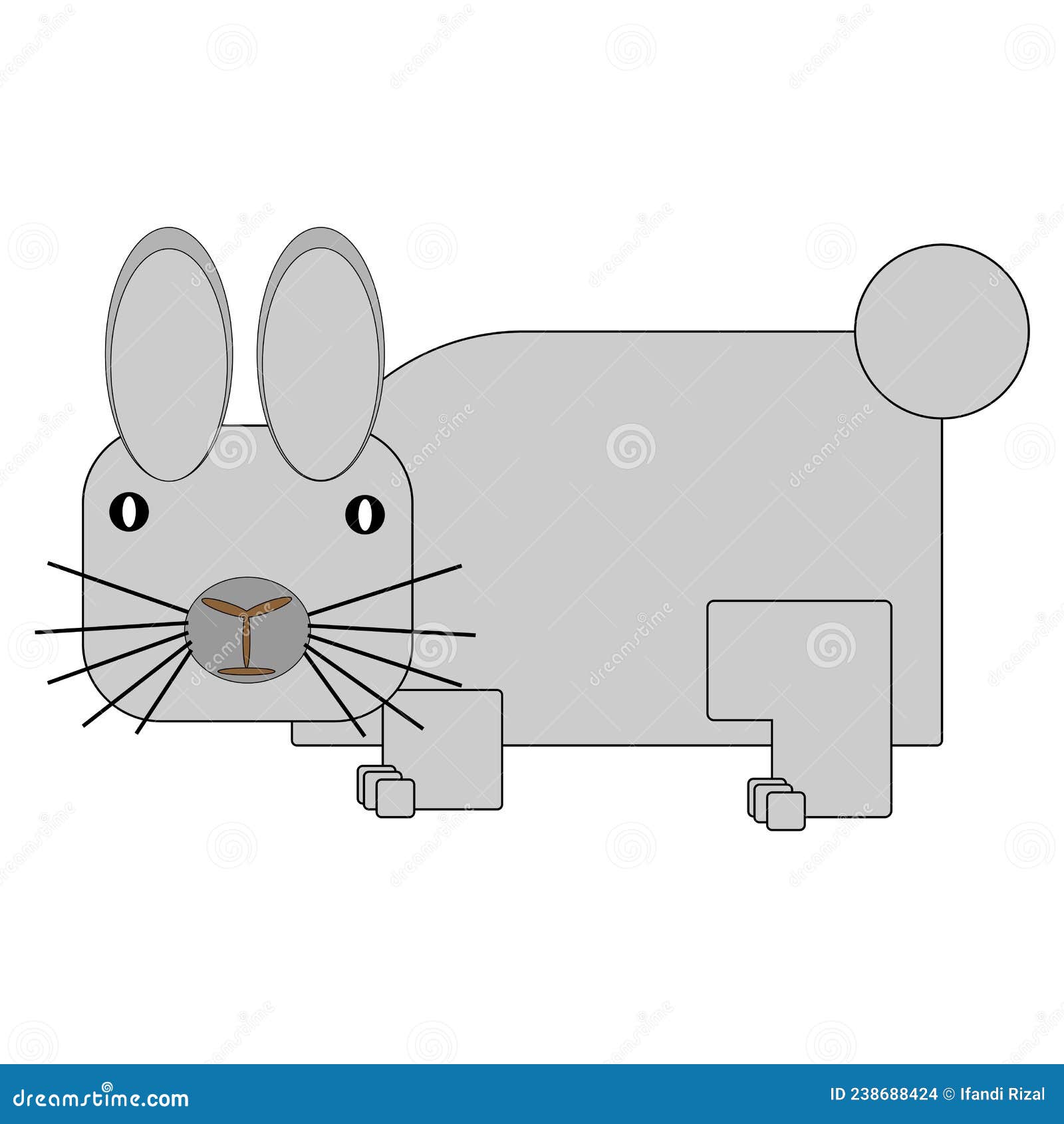 Illustration Design of Rabbit Concept Stock Vector - Illustration of ...