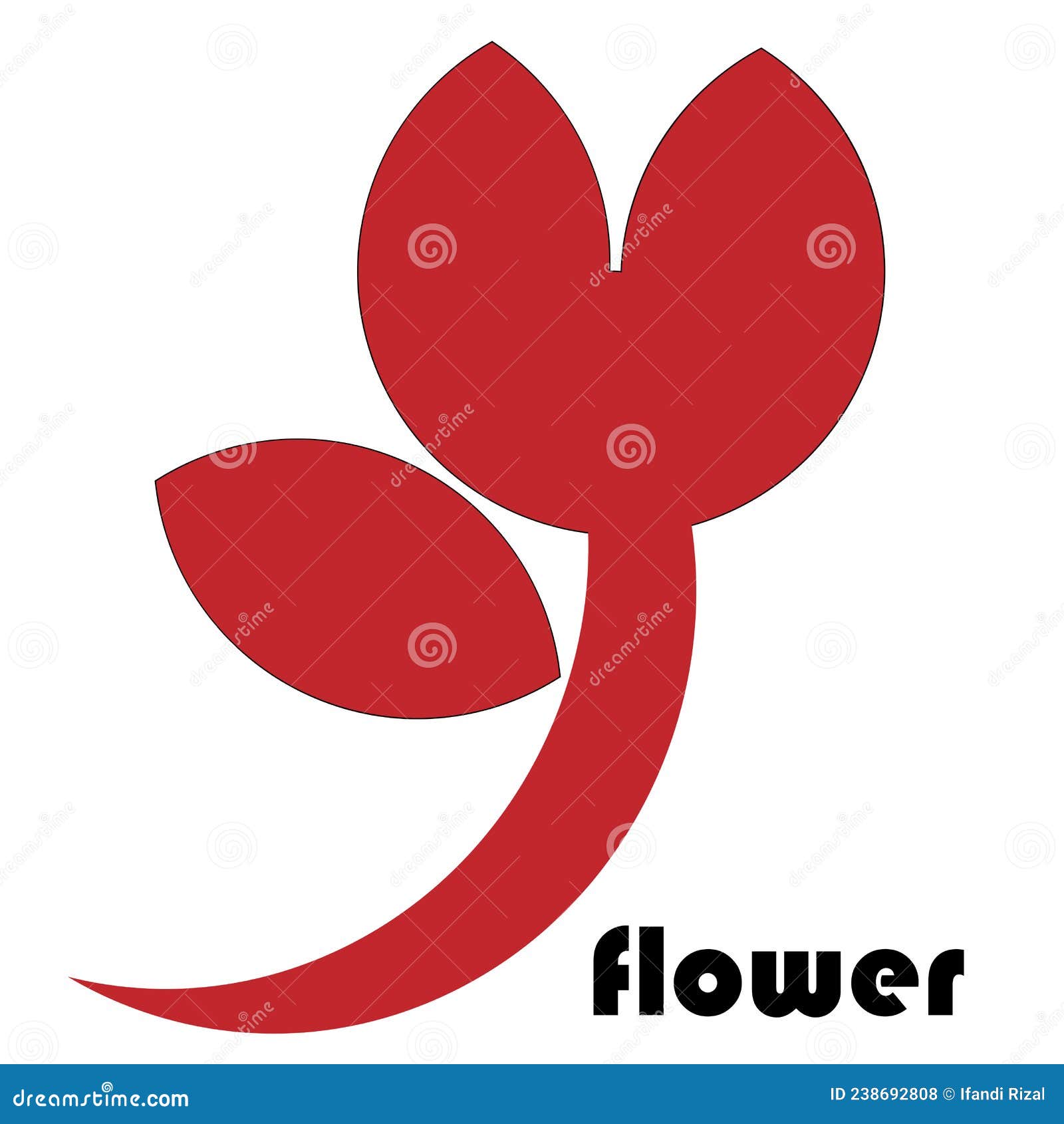 Icon and Logo of Flower Design with Simple Concept Design Stock Vector ...