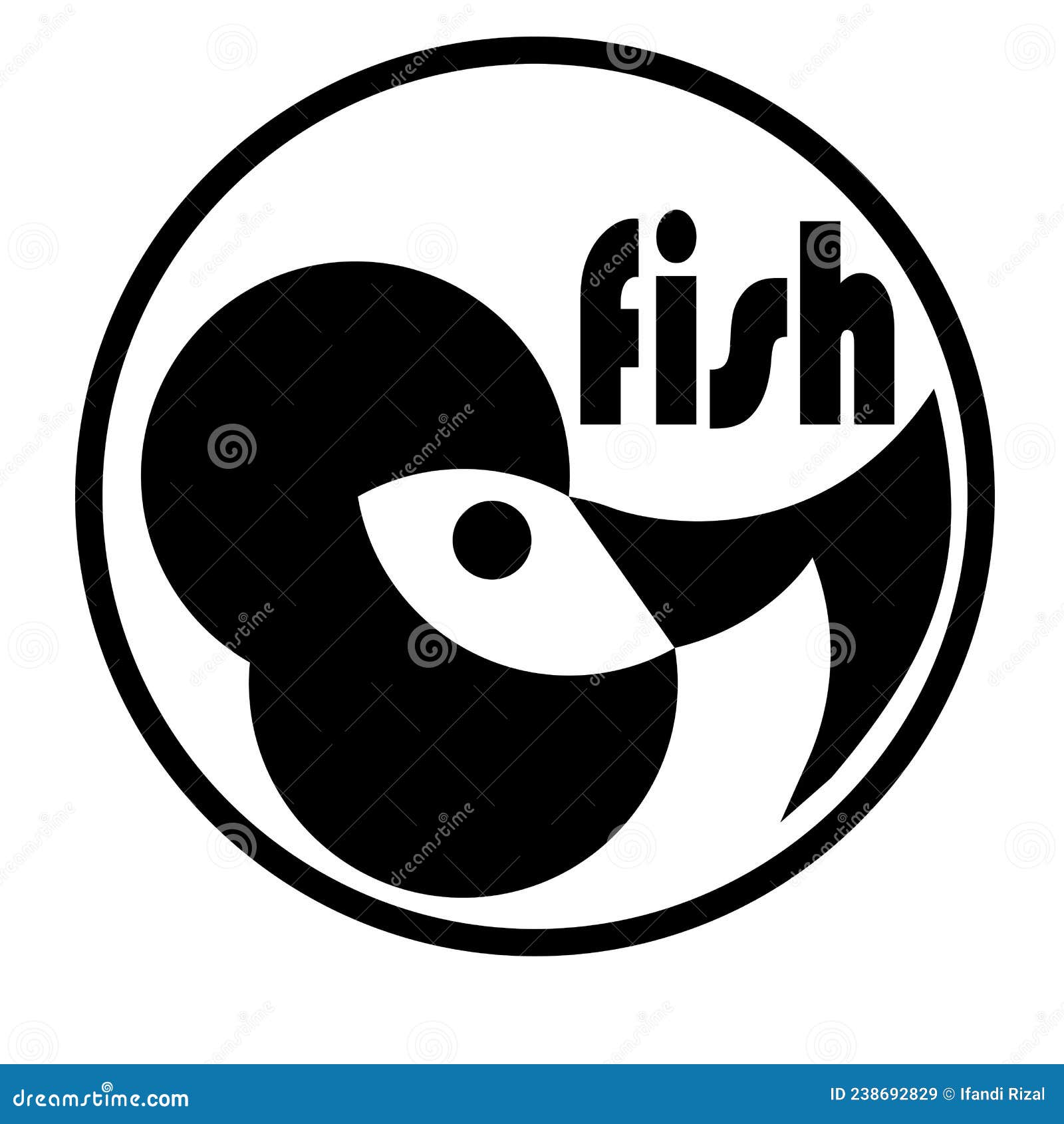 Design Logo and Icon of Fish Character Stock Vector - Illustration of ...