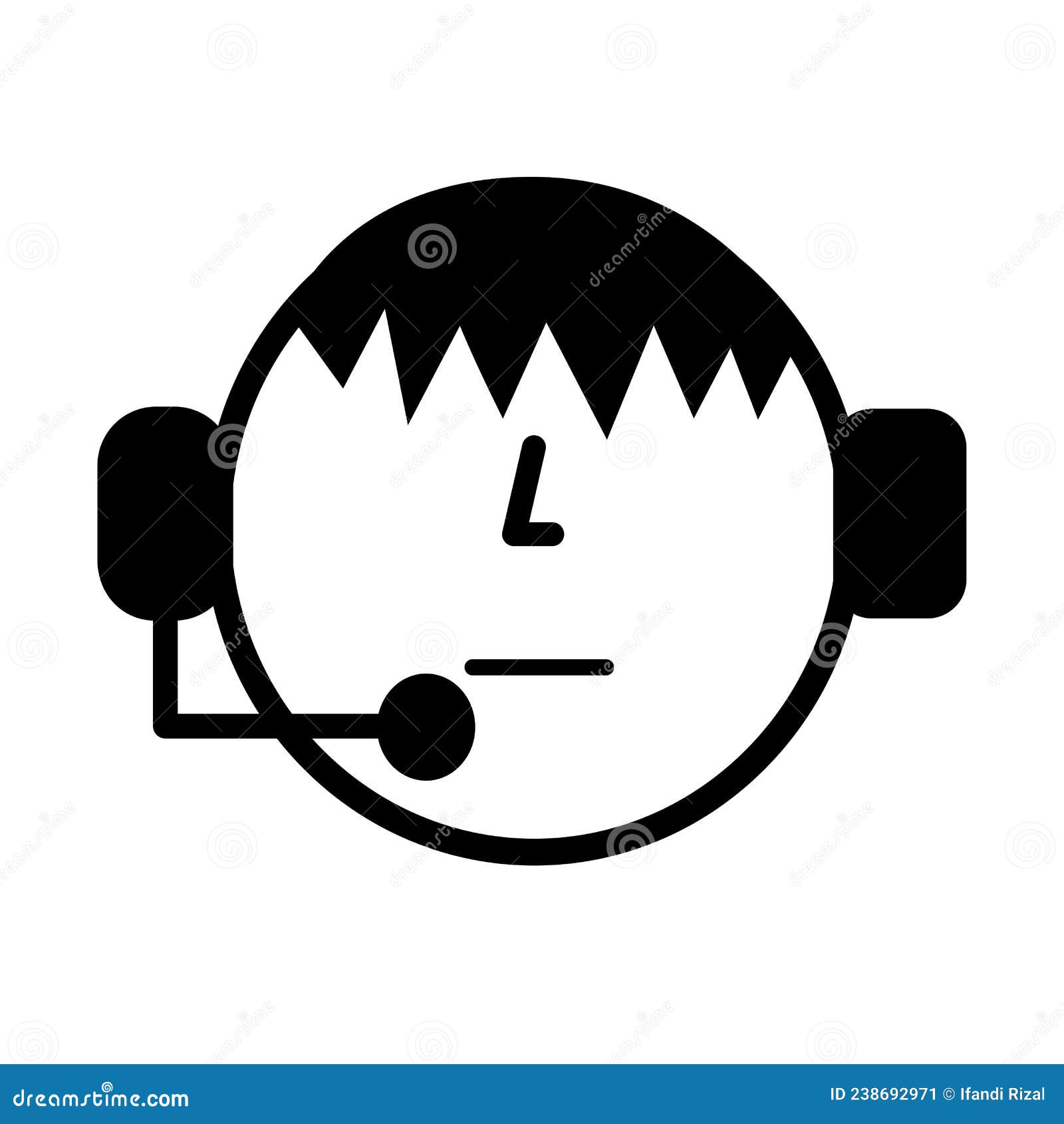 Customer Service Icon and Logo Design Stock Vector - Illustration of ...