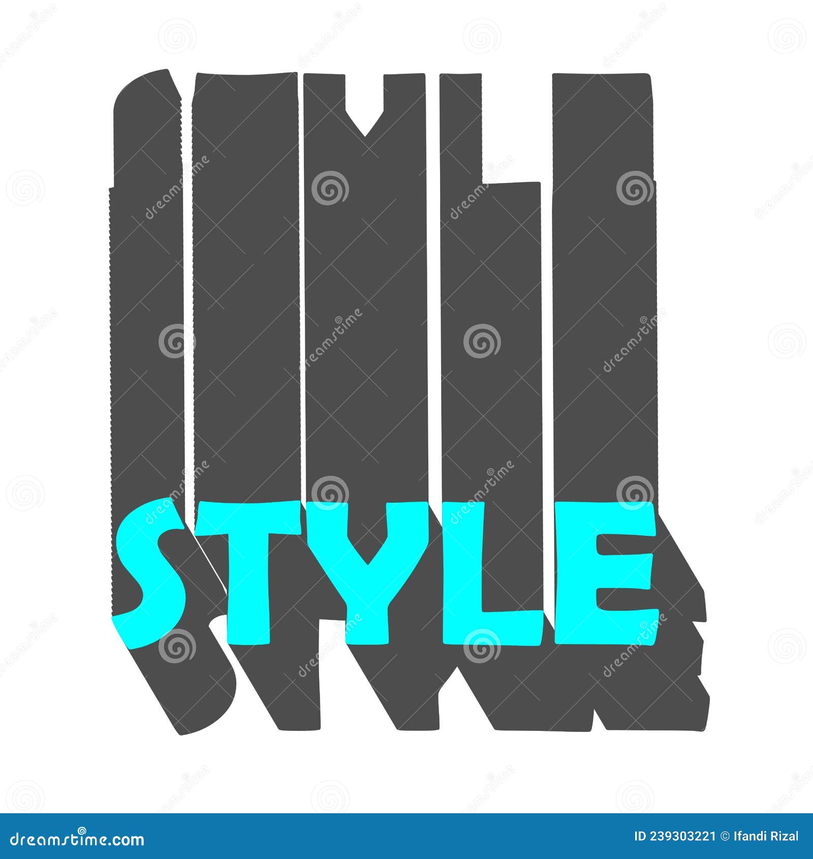 Background Design with Combination Text Concept Stock Vector ...