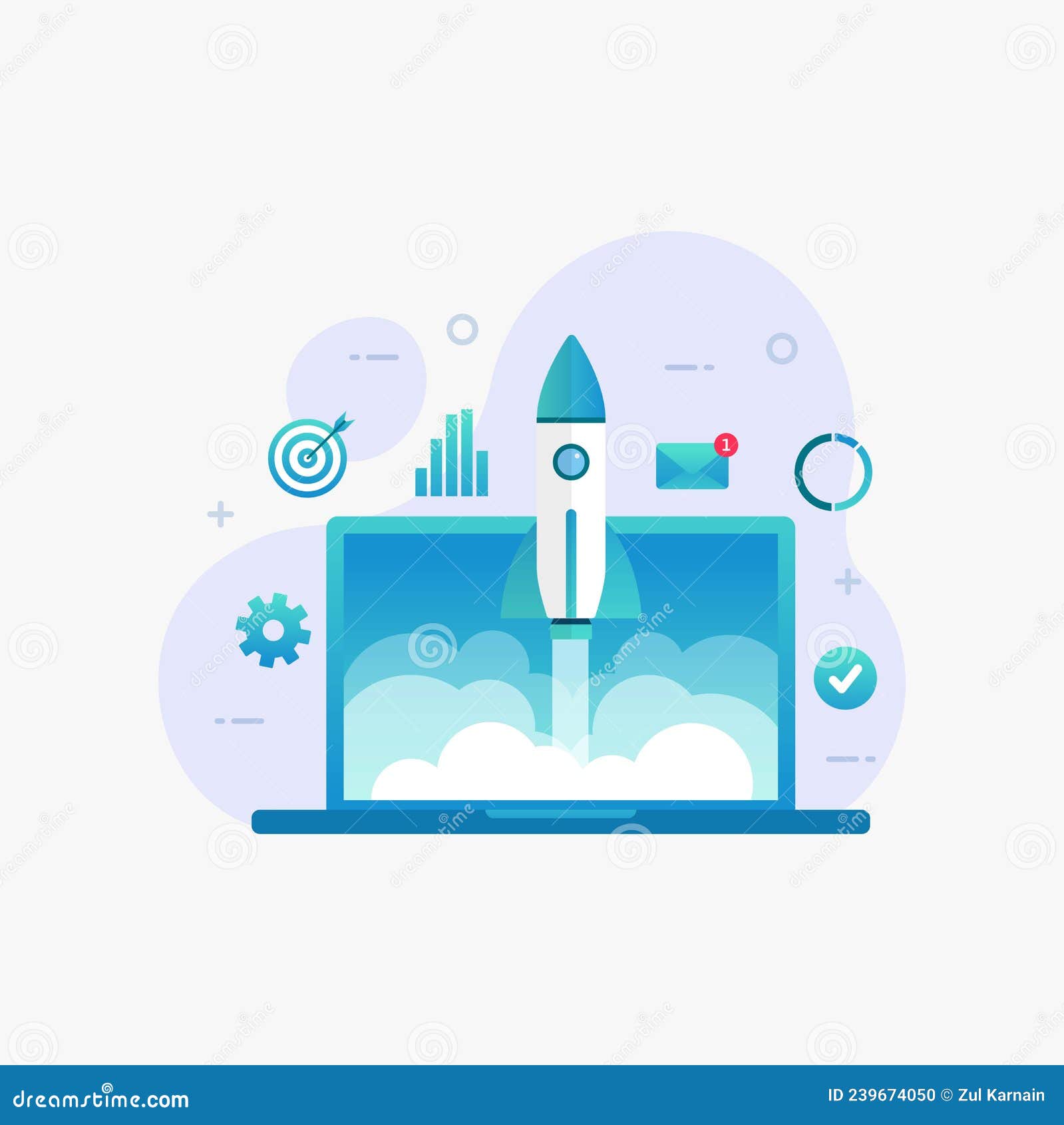 Launching Product Process Abstract Concept Vector Illustrations ...