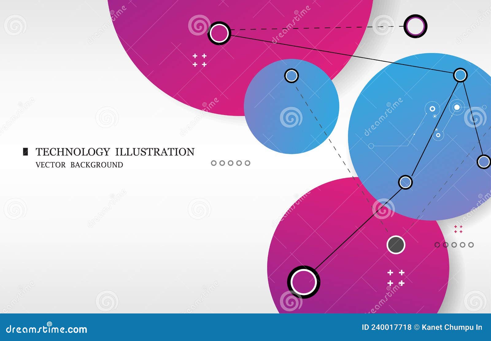 Technology Connection Illustrator White Background Stock Illustration ...