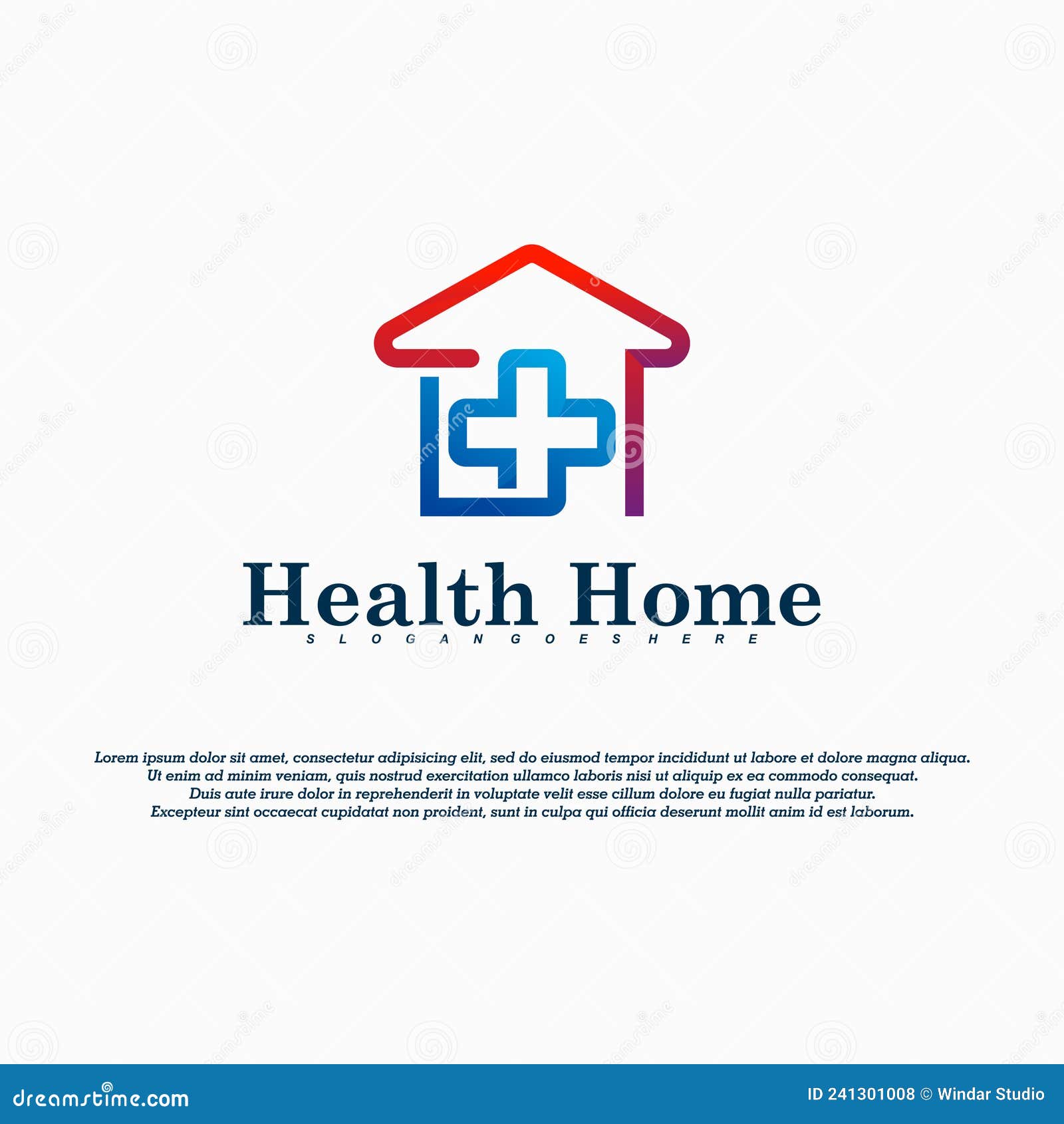 Health Home Logo Icon Design Vector Concept Template. Stock Vector ...