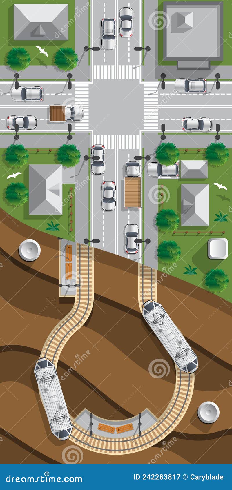 Underground. stock vector. Illustration of home, outdoors - 242283817
