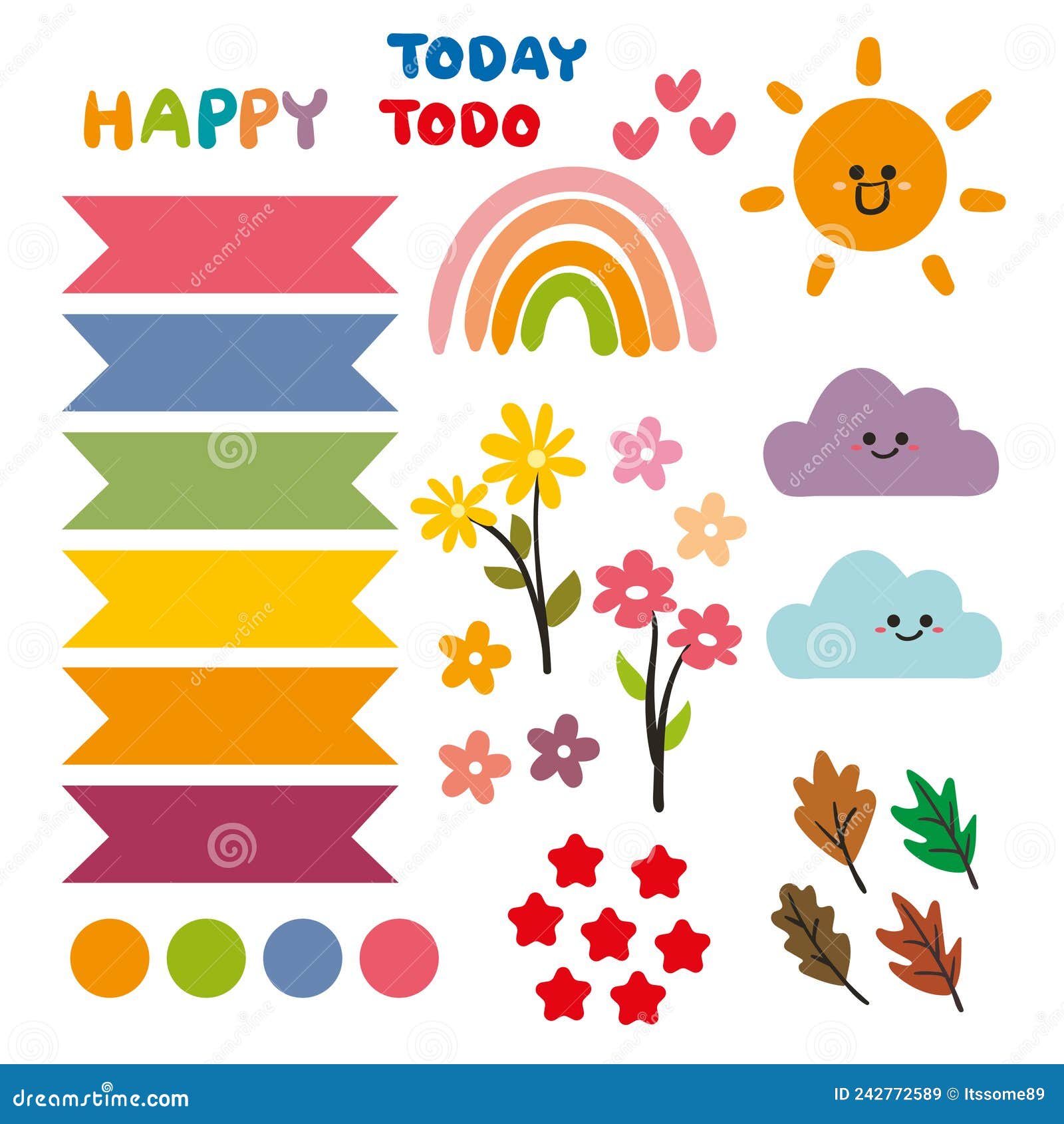 Planner Sticker for Scrapbook, Student Notes, Sticker, Diary Stock ...