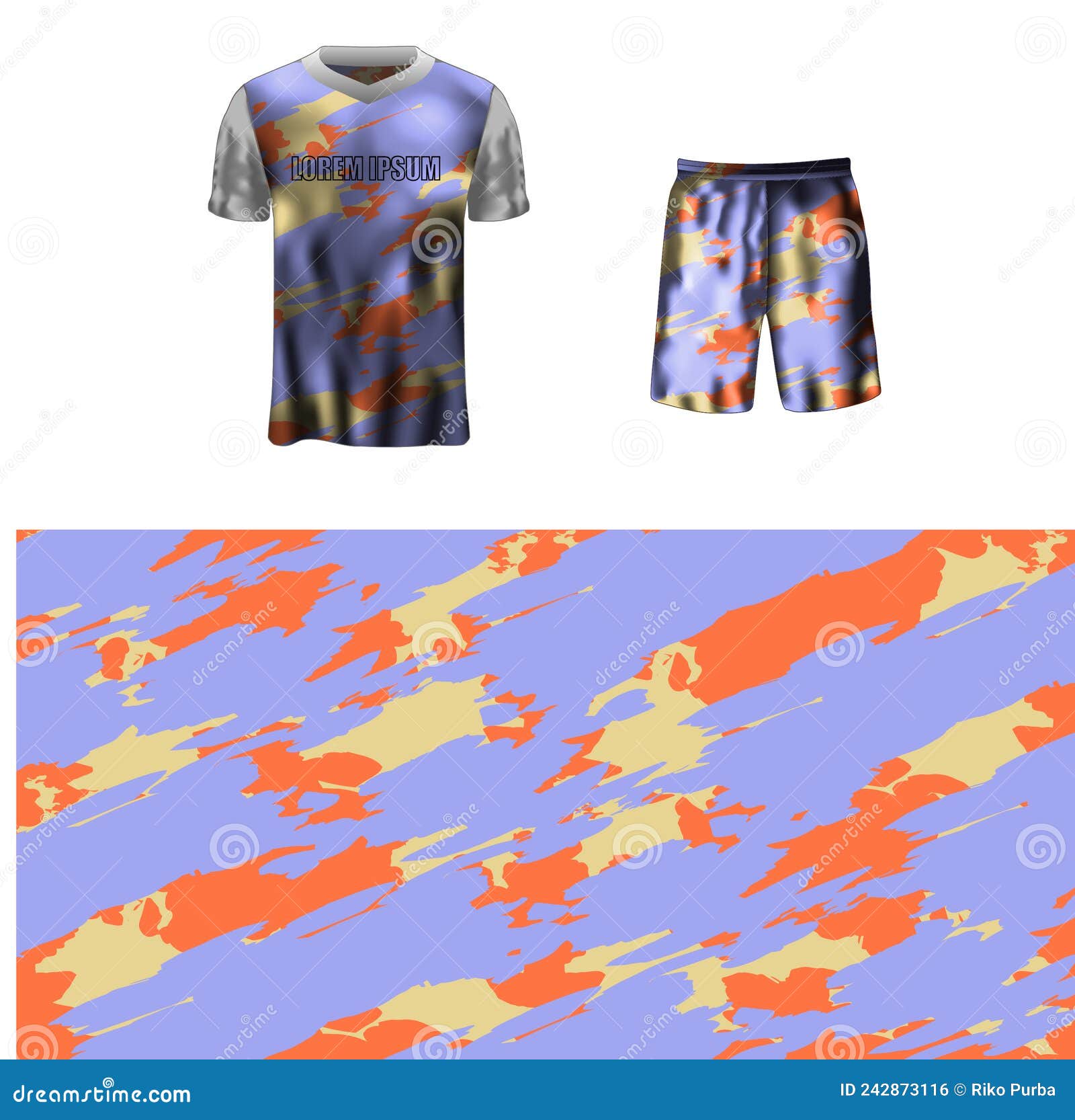 Abstract Background Vector for Jersey Team and Outfit Stock Vector ...