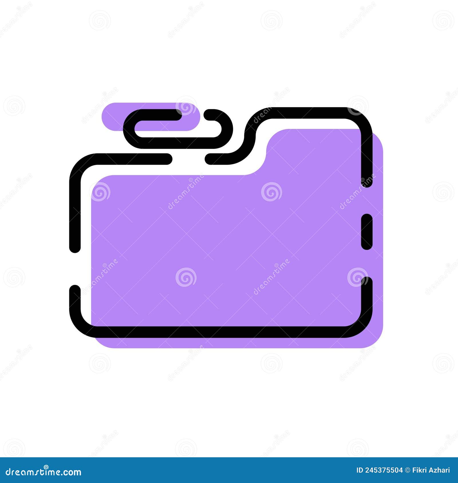 Purple Folder Tree Icon Isolated On Purple Background. Computer Network ...