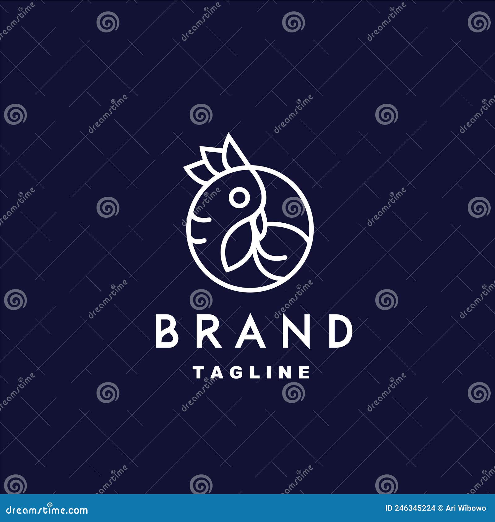 50 Perfect Monoline Emblems, Generic Logos, Geometric Shapes. Cartoon ...