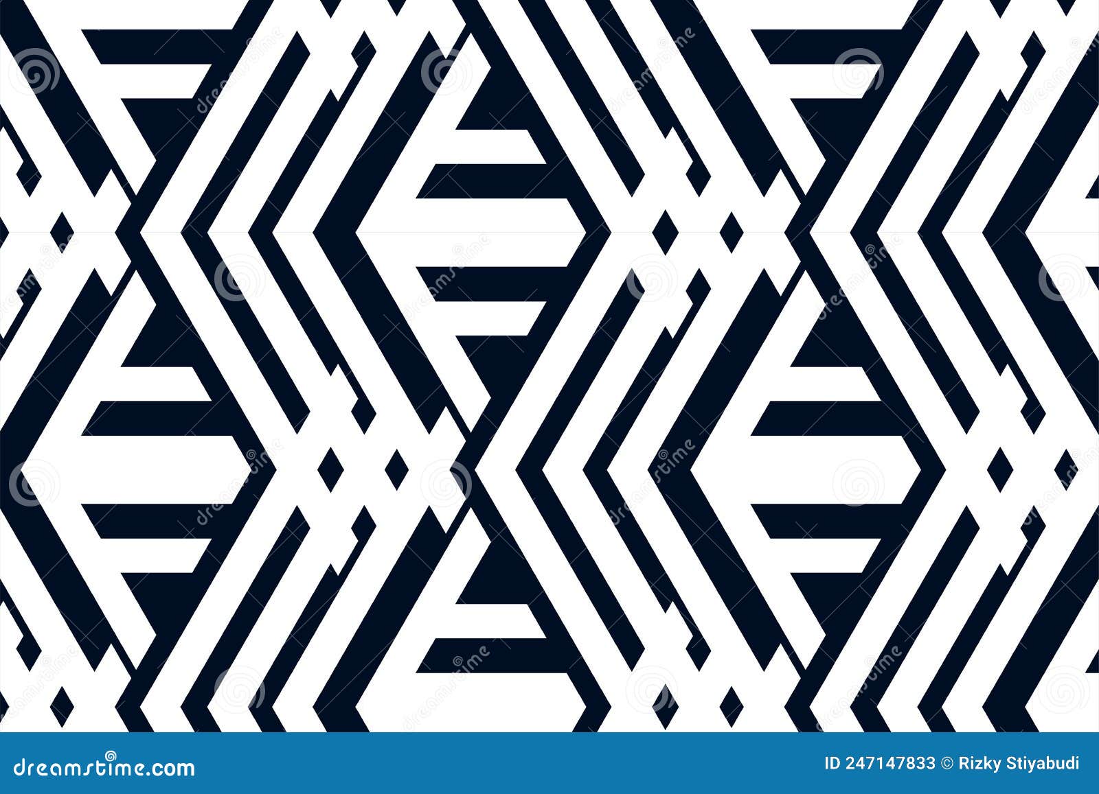 Abstract Geometric Background Use Blue Navy As Basic Color Stock Vector ...