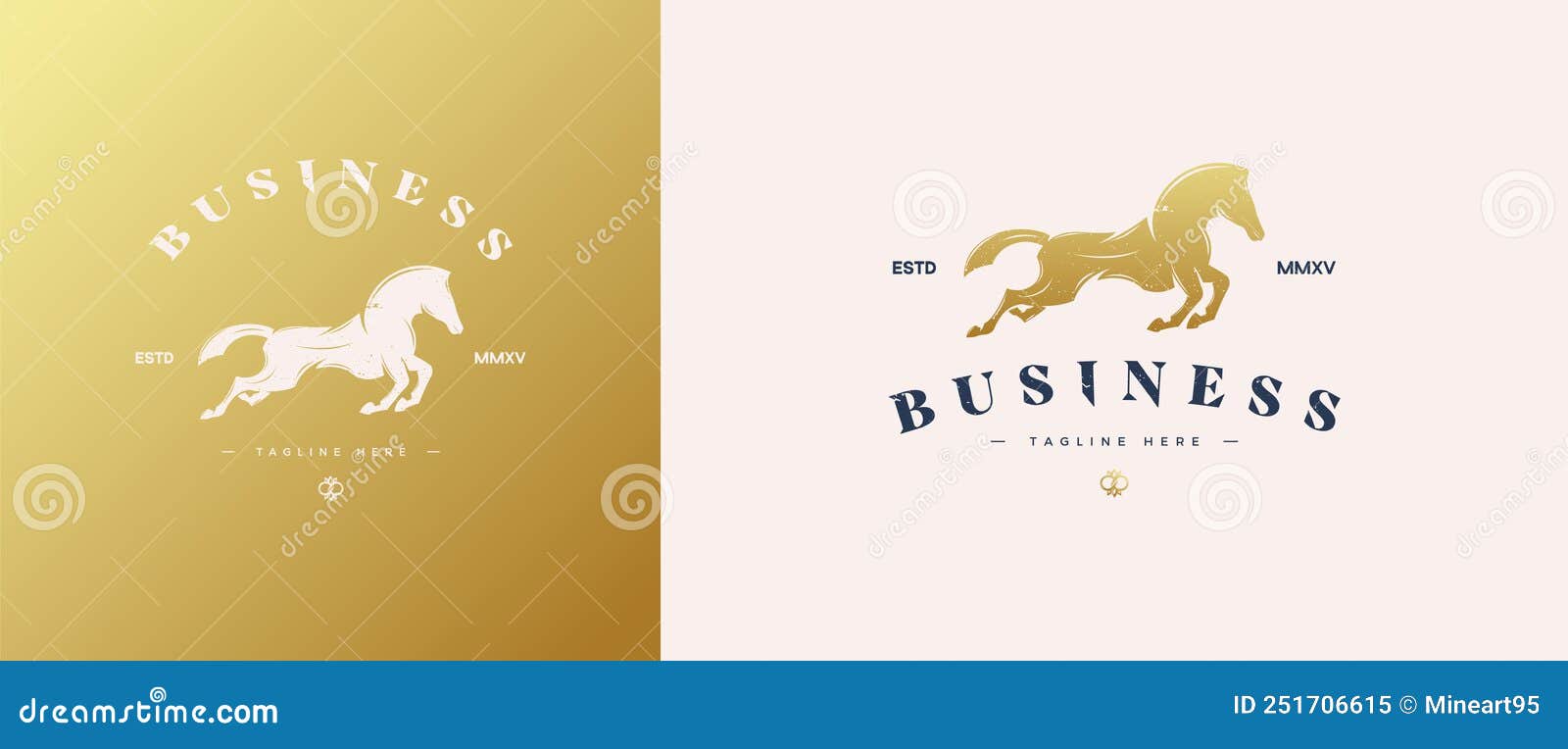 Classic Horse Logo Design Vector Stock Vector - Illustration of symbol ...