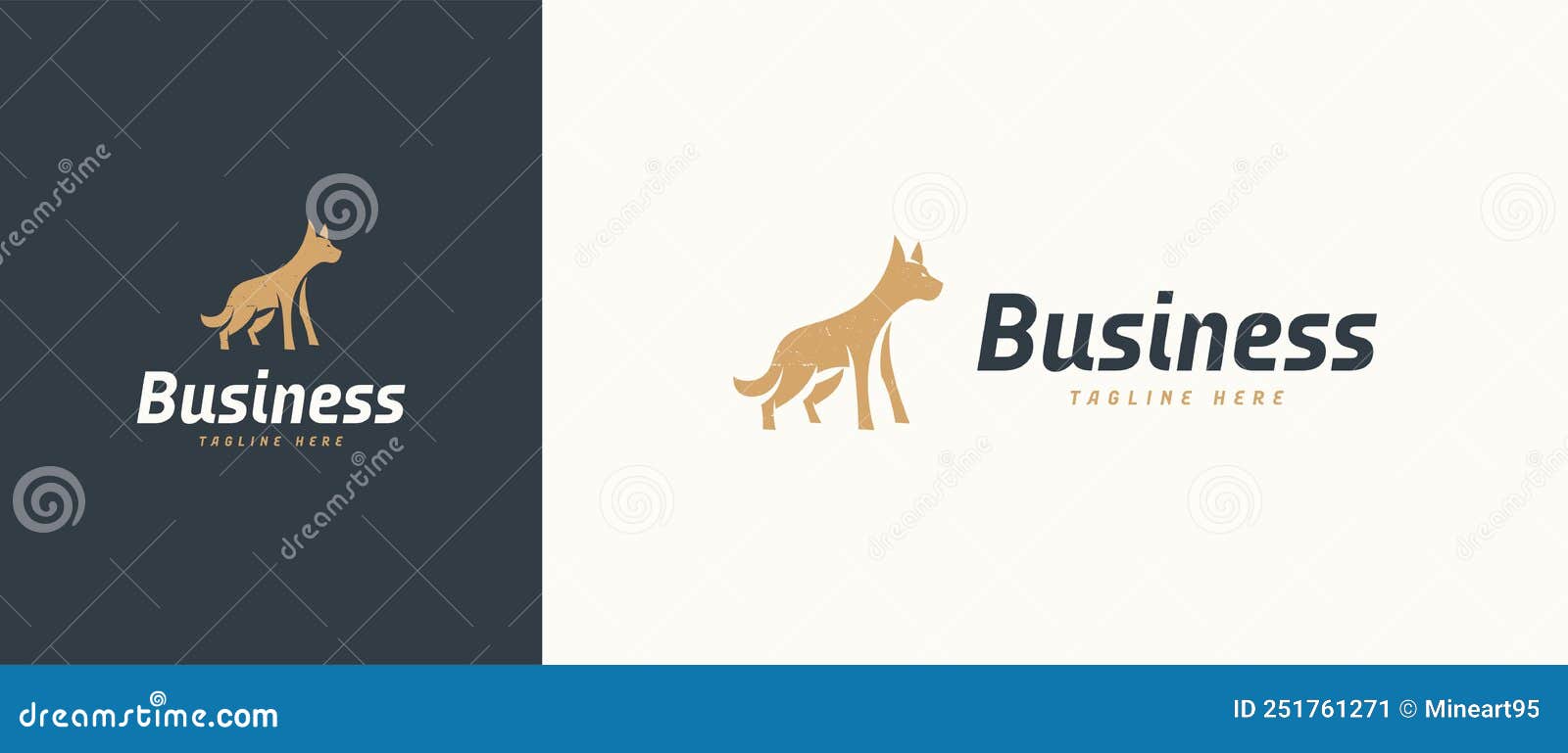 Classic dog logo stock vector. Illustration of paint - 251761271