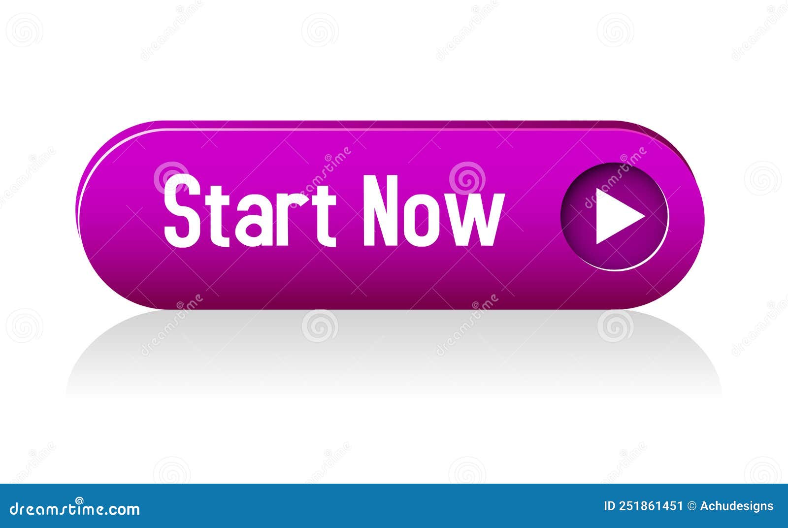 Start now stock vector. Illustration of button, graphic - 251861451