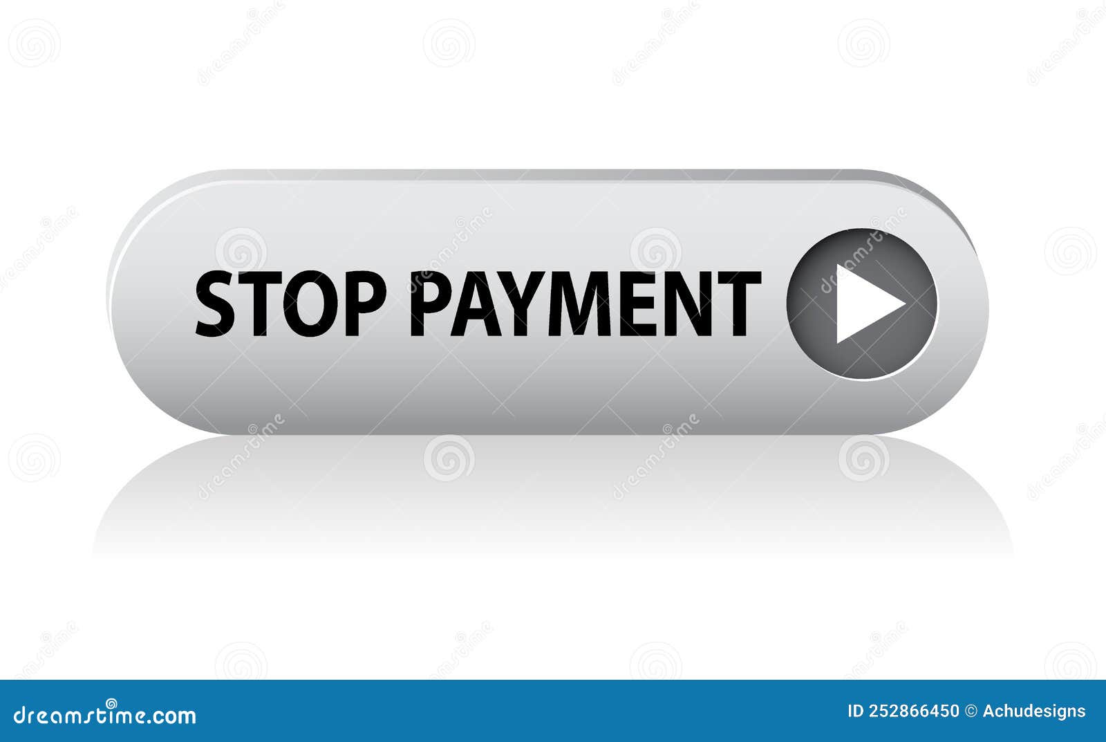 Stop Payment Button Icon Royalty-Free Stock Photography | CartoonDealer ...