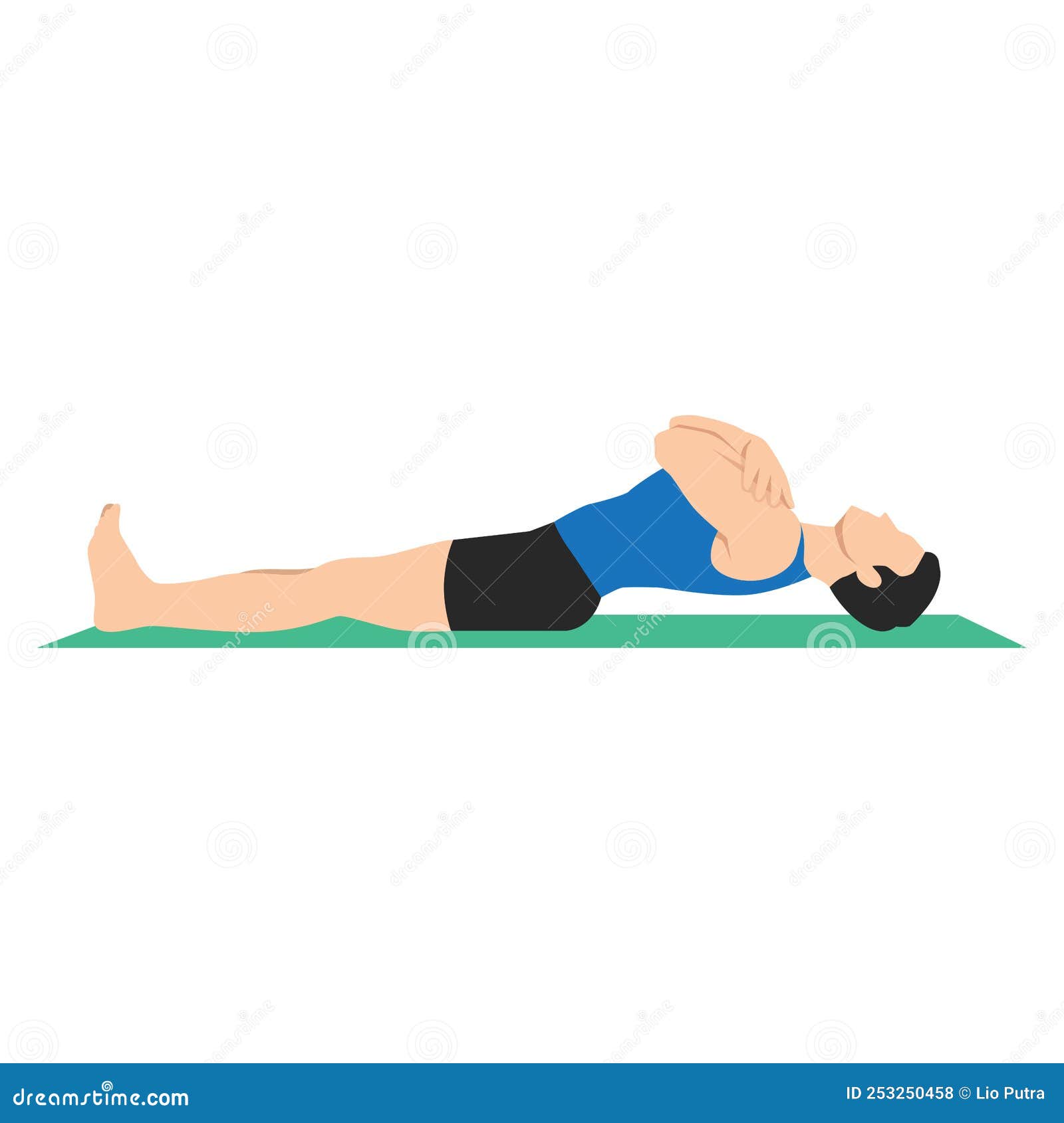 Fish Pose Variations With Blocks Cartoon Vector | CartoonDealer.com ...