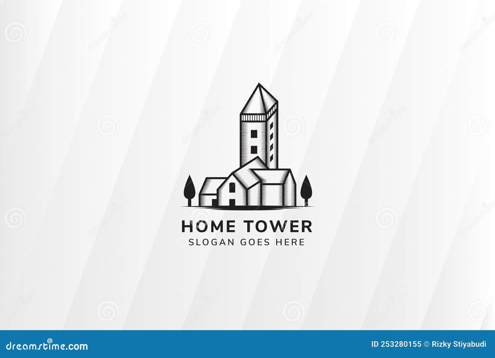 Classic Home Logo Template Design Stock Vector - Illustration of ...
