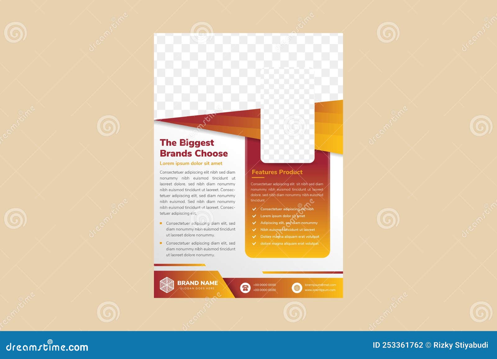 Geometric Flyer Template Use Example Headline is the Best Product ...