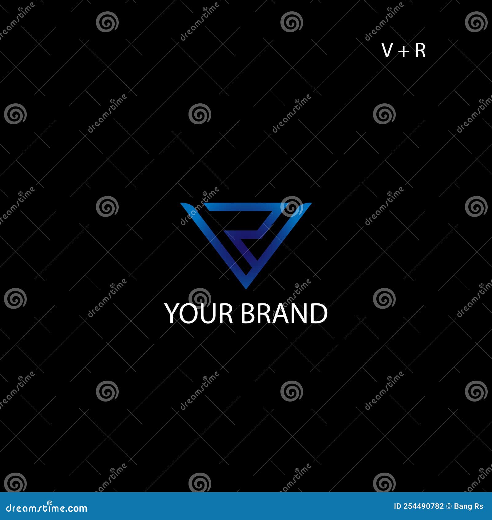 R and V Logo Designs, V and R Logos, Stock Vector - Illustration of ...