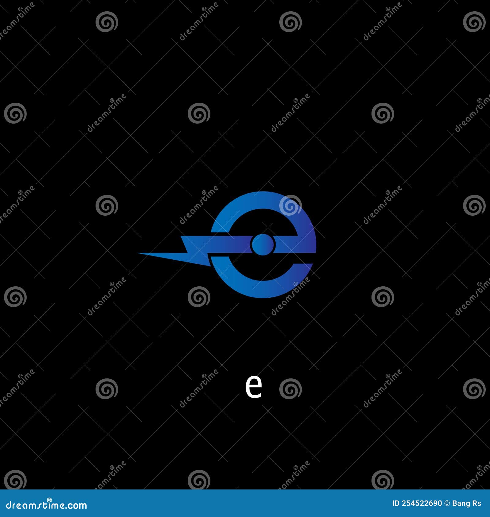 Simple and Cool Letter E Logo Design, Stock Vector - Illustration of ...