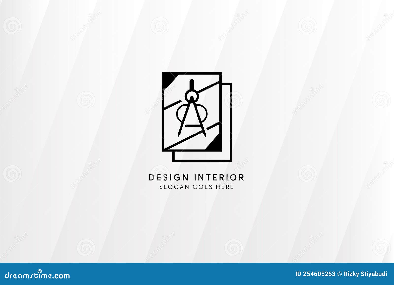 A Monogram. Architect Logo or Building Stock Vector - Illustration of ...