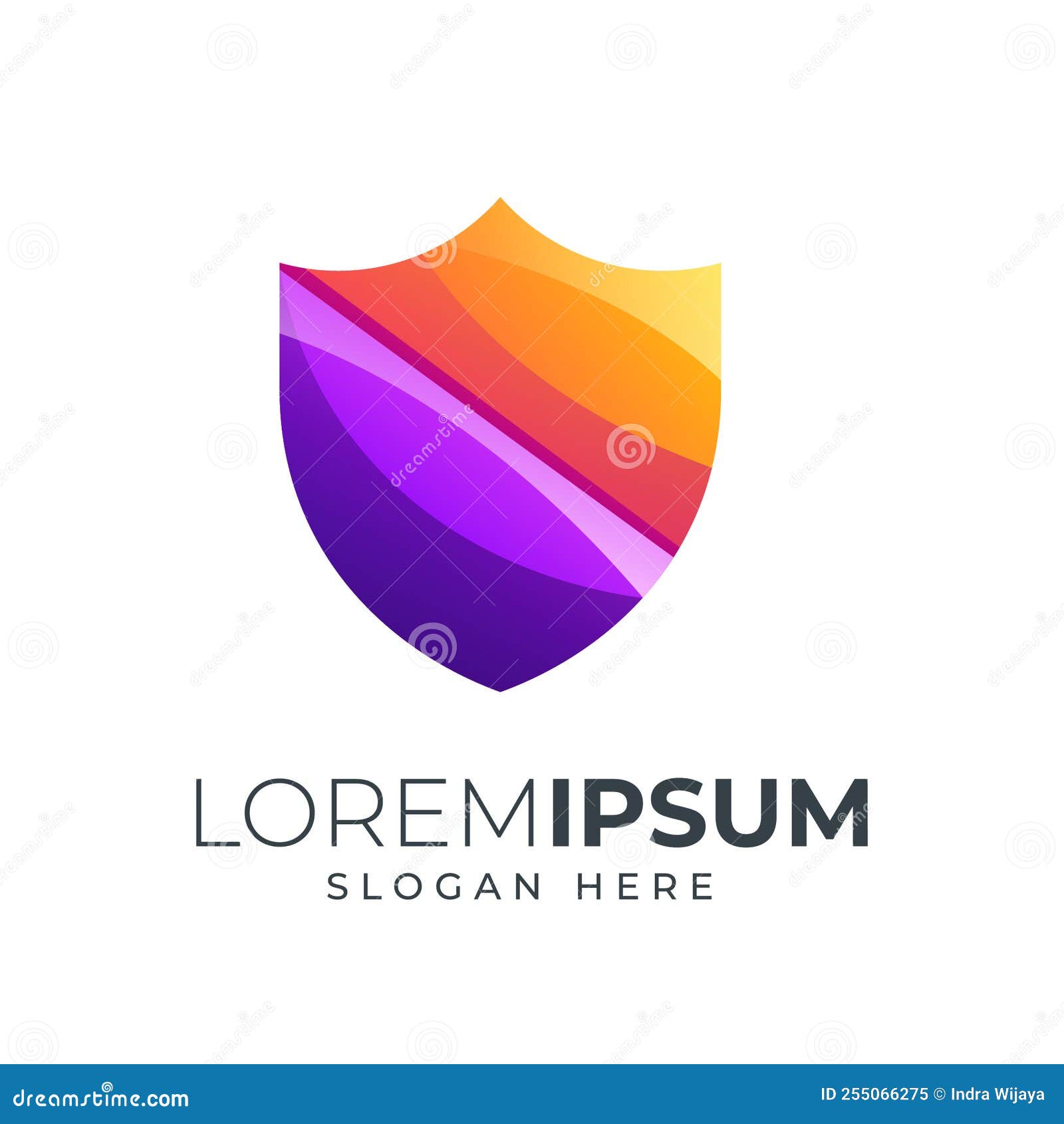 Shield Protector logo icon stock vector. Illustration of design - 255066275