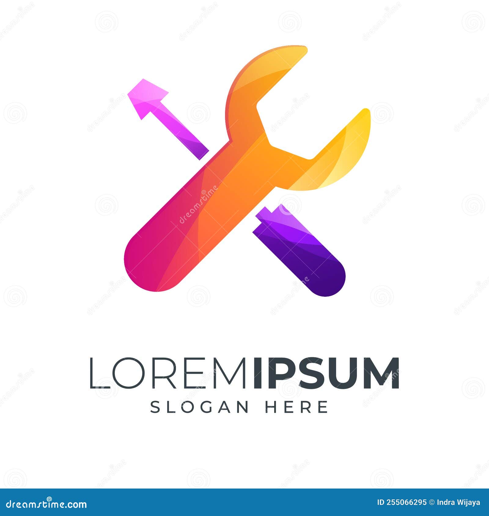 Tools Setting Colorful Logo Icoon Stock Vector - Illustration of ...