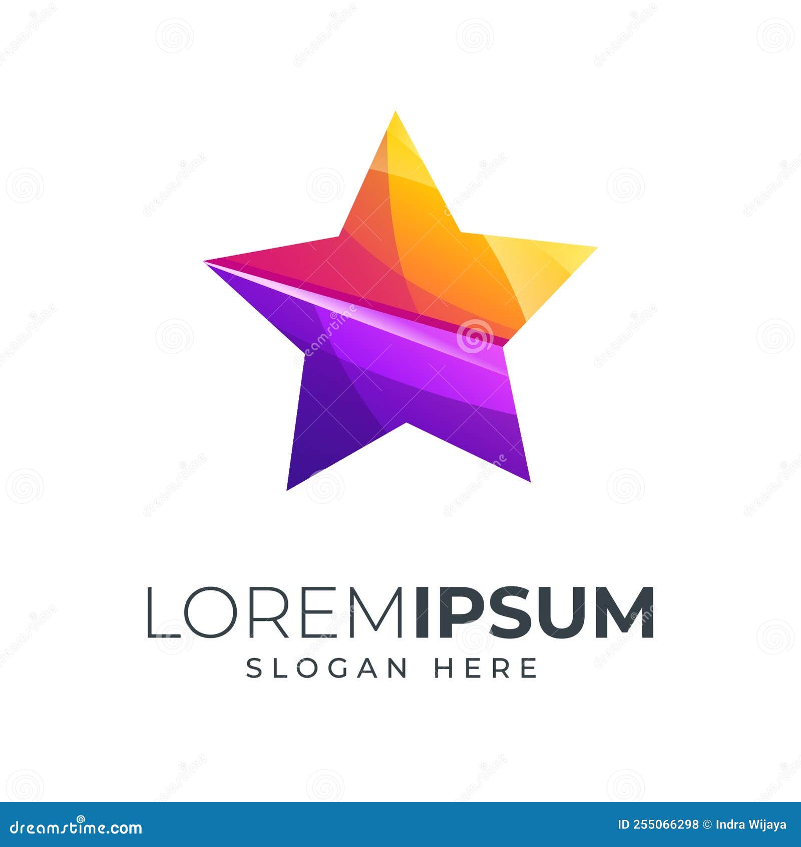 Start colorful logo icon stock vector. Illustration of logo - 255066298