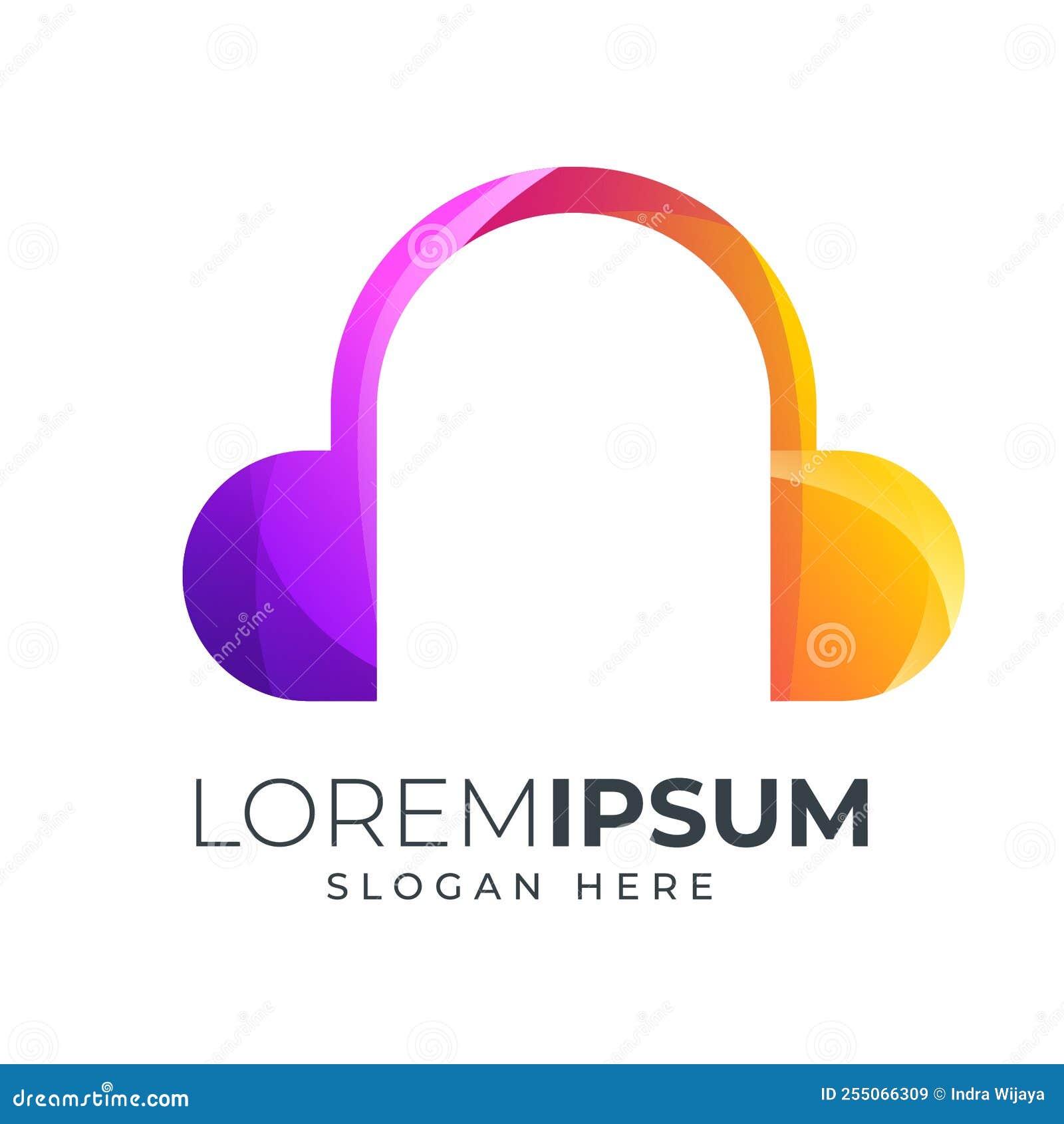 Headphone Colorful Logo Icon Stock Vector - Illustration of future ...