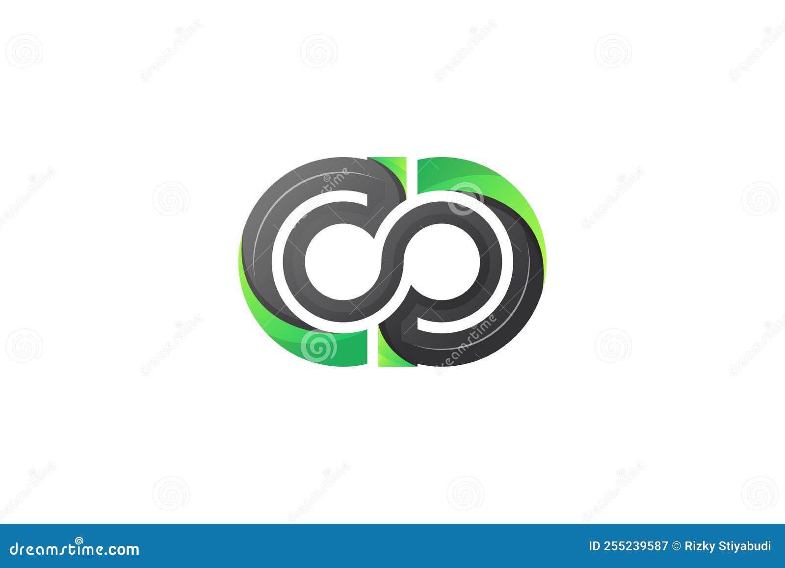 Ad Letter Infinity Logo Design Template Stock Vector - Illustration of ...
