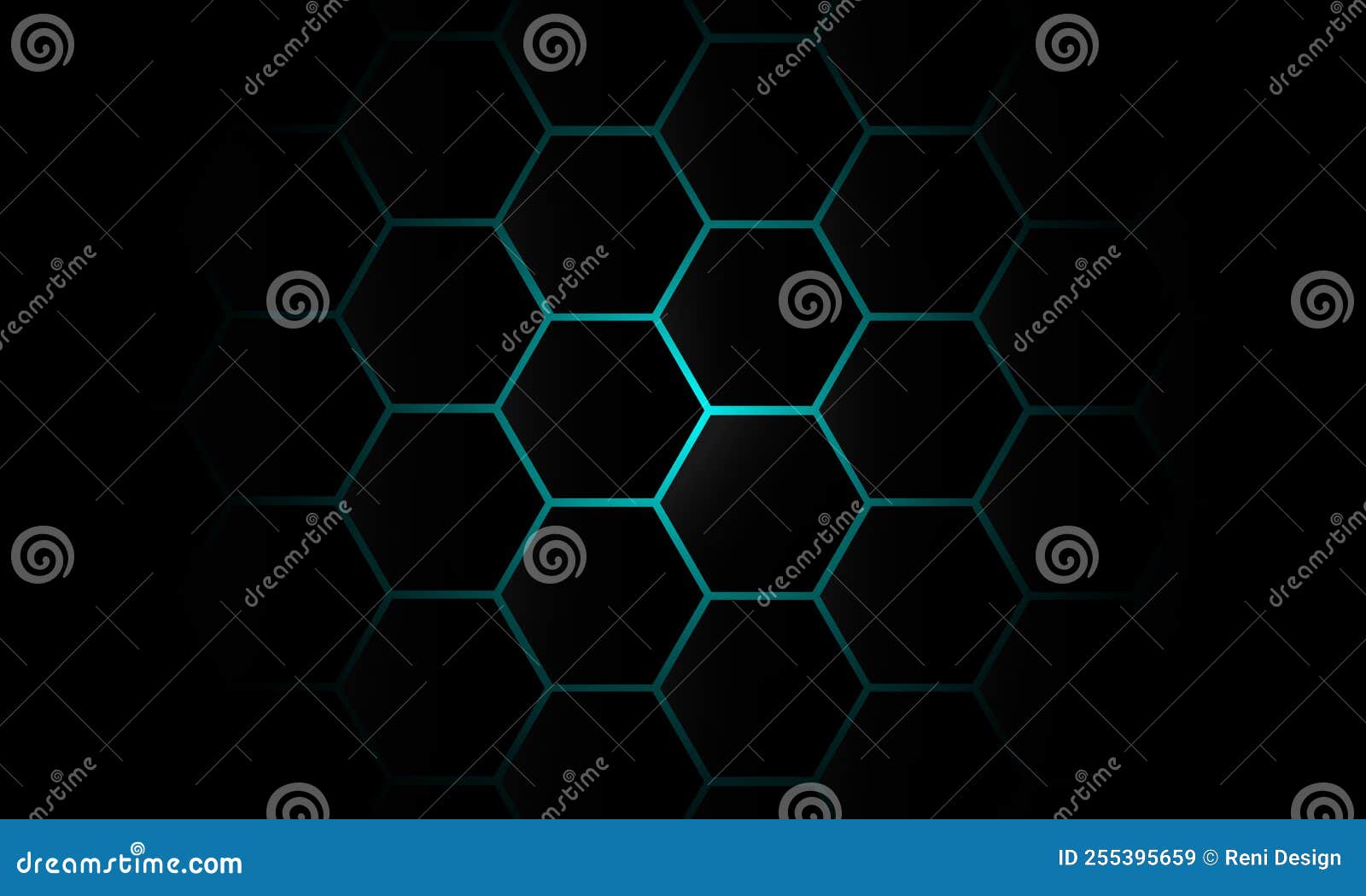 Hexagonal Technology Stylish Stock Vector - Illustration of basic, line ...