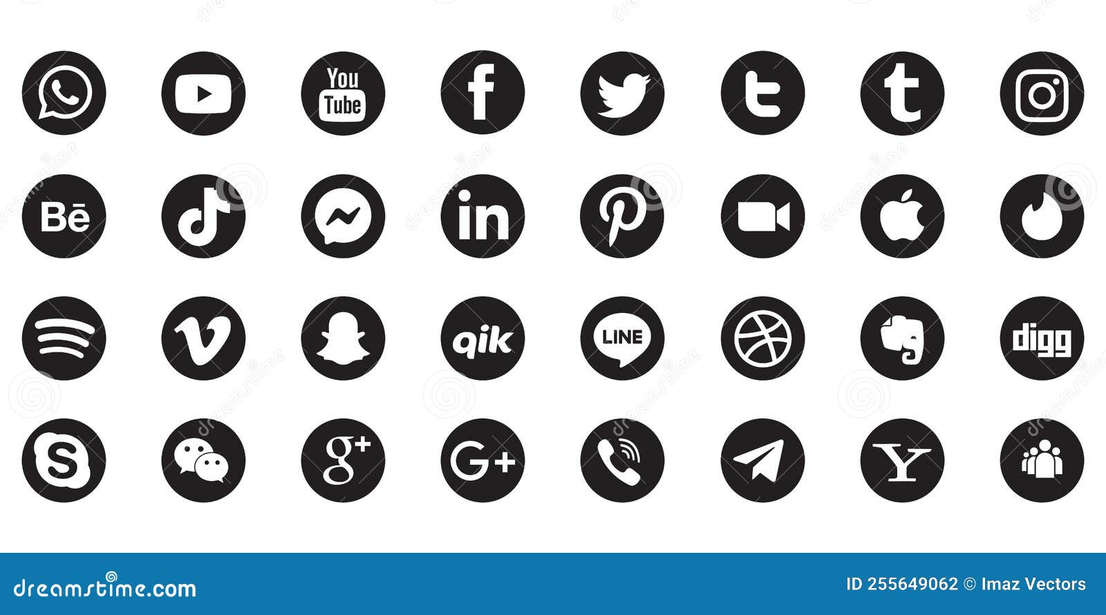 Flickr Circle Button Icon 3D. Elegant Template Blank Space Editorial Image | CartoonDealer.com ...