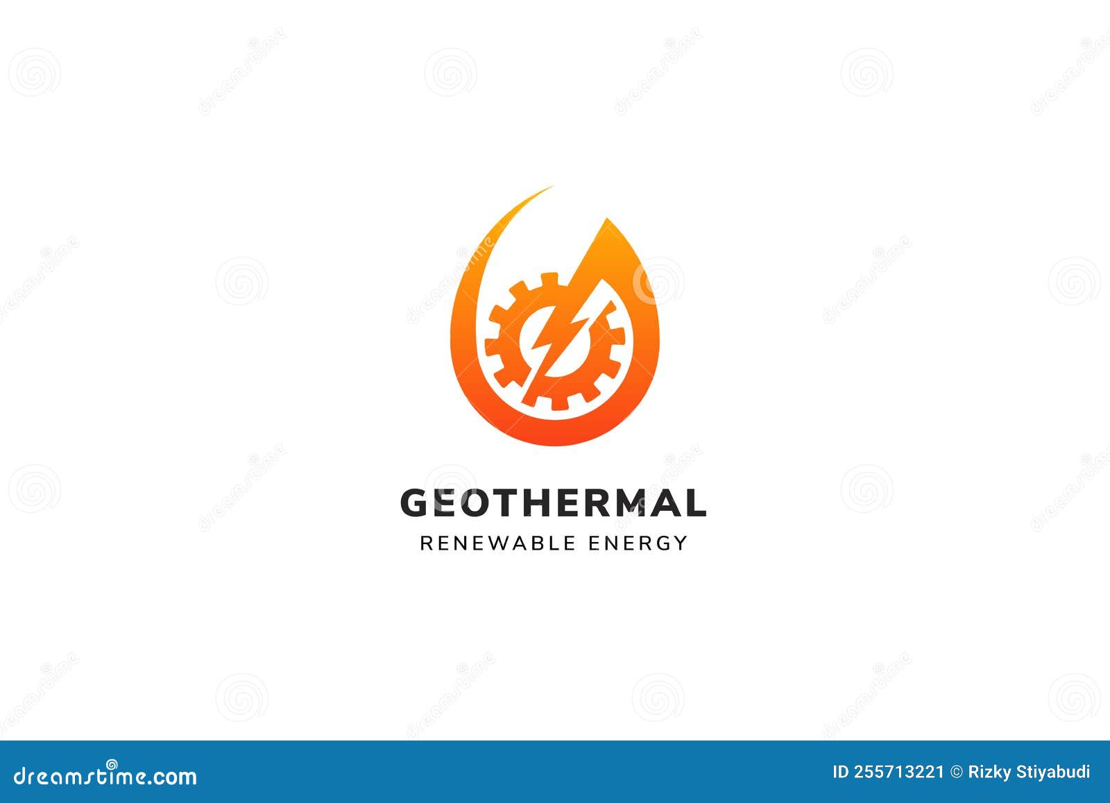Water Drop Combined Gear and Letter G Logo Template Design Vector Stock ...