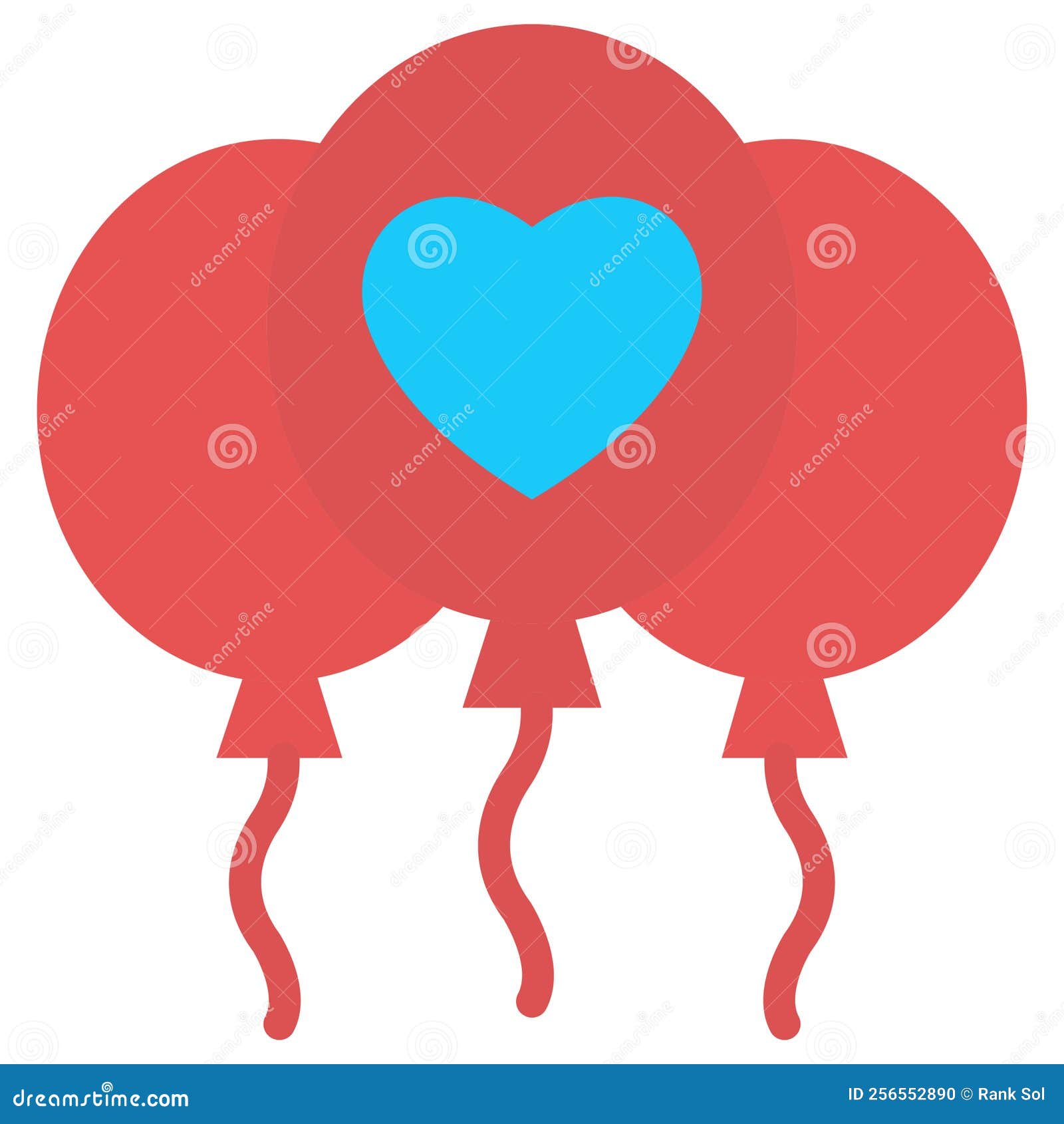 Heart Balloon Which Can Easily Modify or Edit Stock Vector - Illustration of romance, global ...