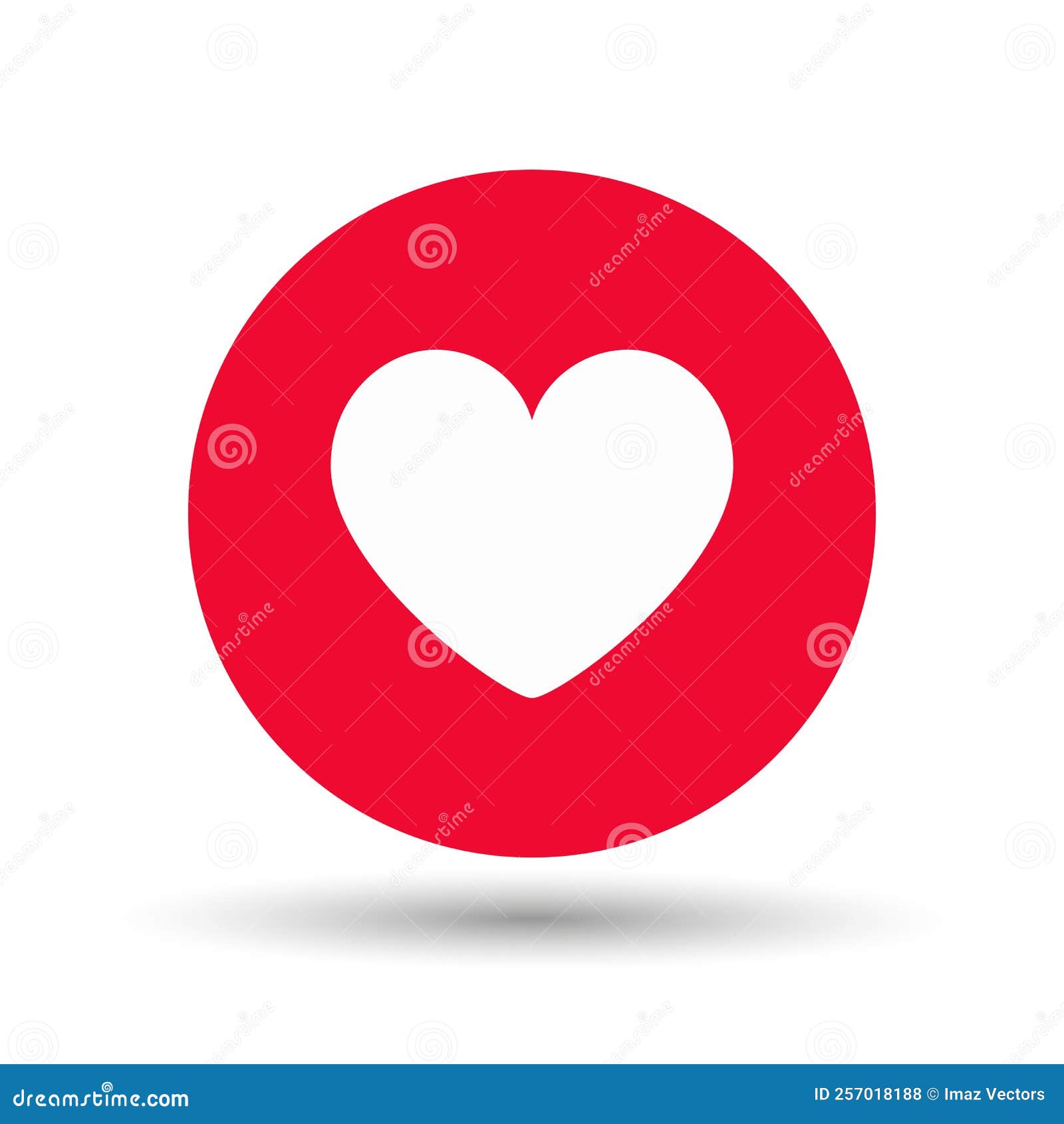 Heart Reacts Rounded Sign Logo Illustration Stock Vector - Illustration ...