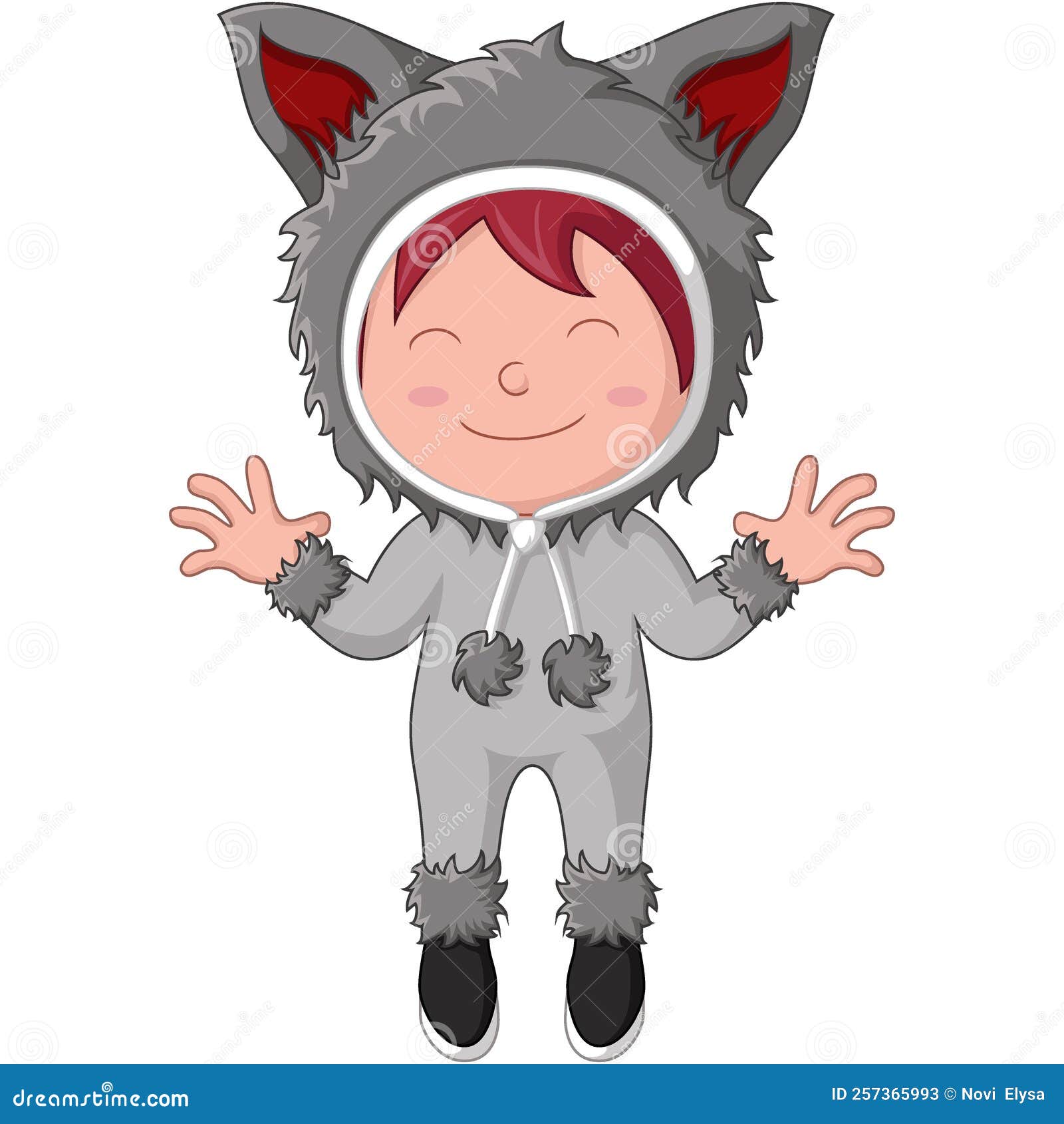 Cute Werewolves Vector Cartoon Icon Illustration. Photographer Icon ...