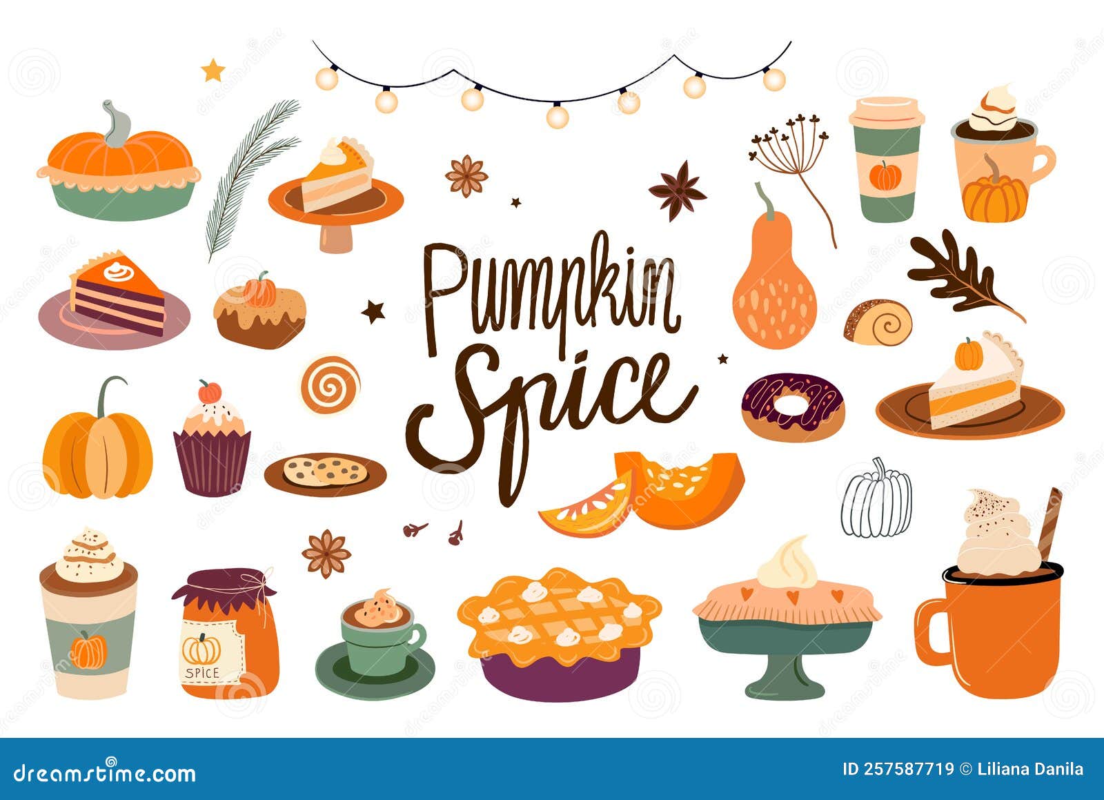 Pumpkin Spice Collection with Seasonal Flavored Products, Coffee, Latte ...