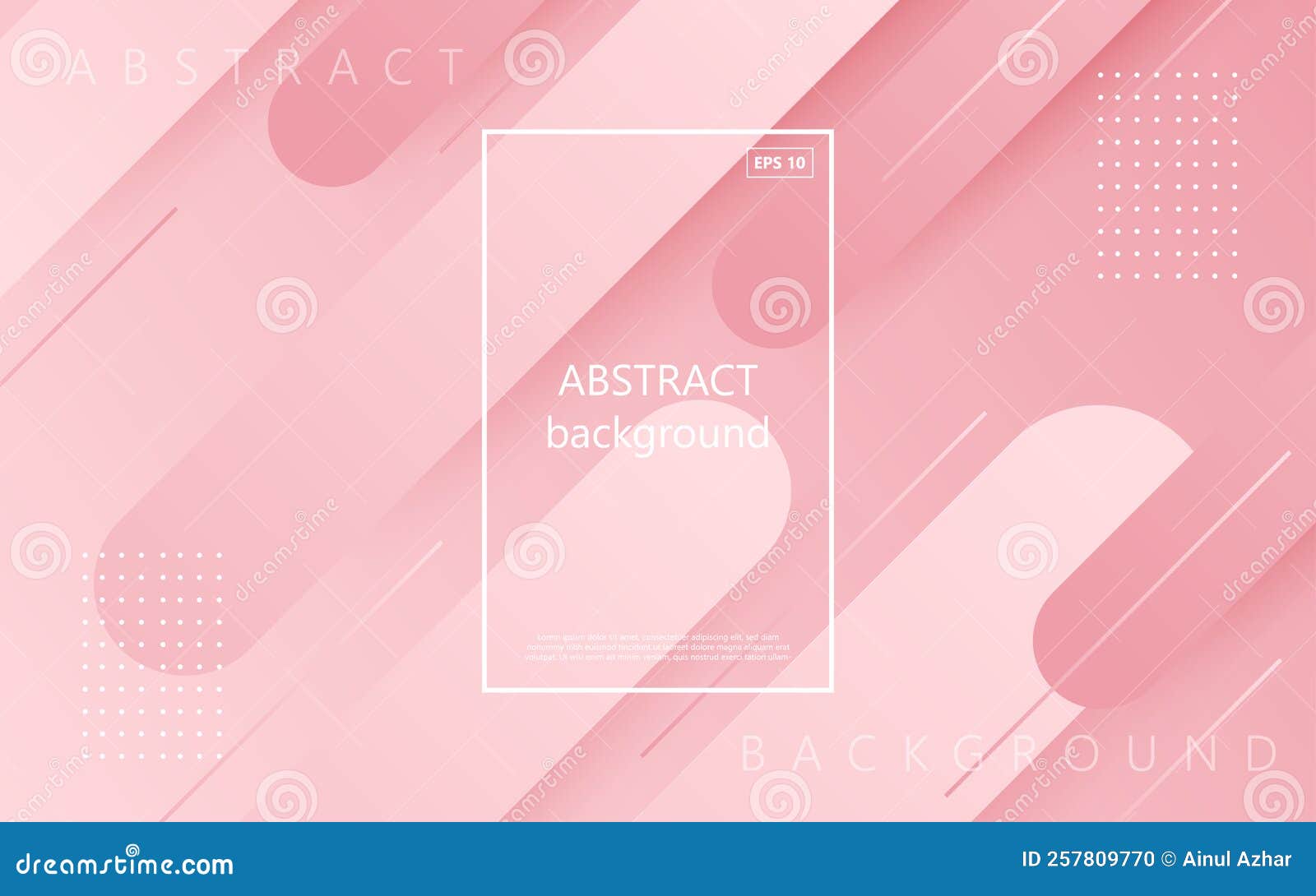 Minimal Abstract Pink Soft Gradient with Geometric Shape Decoration ...