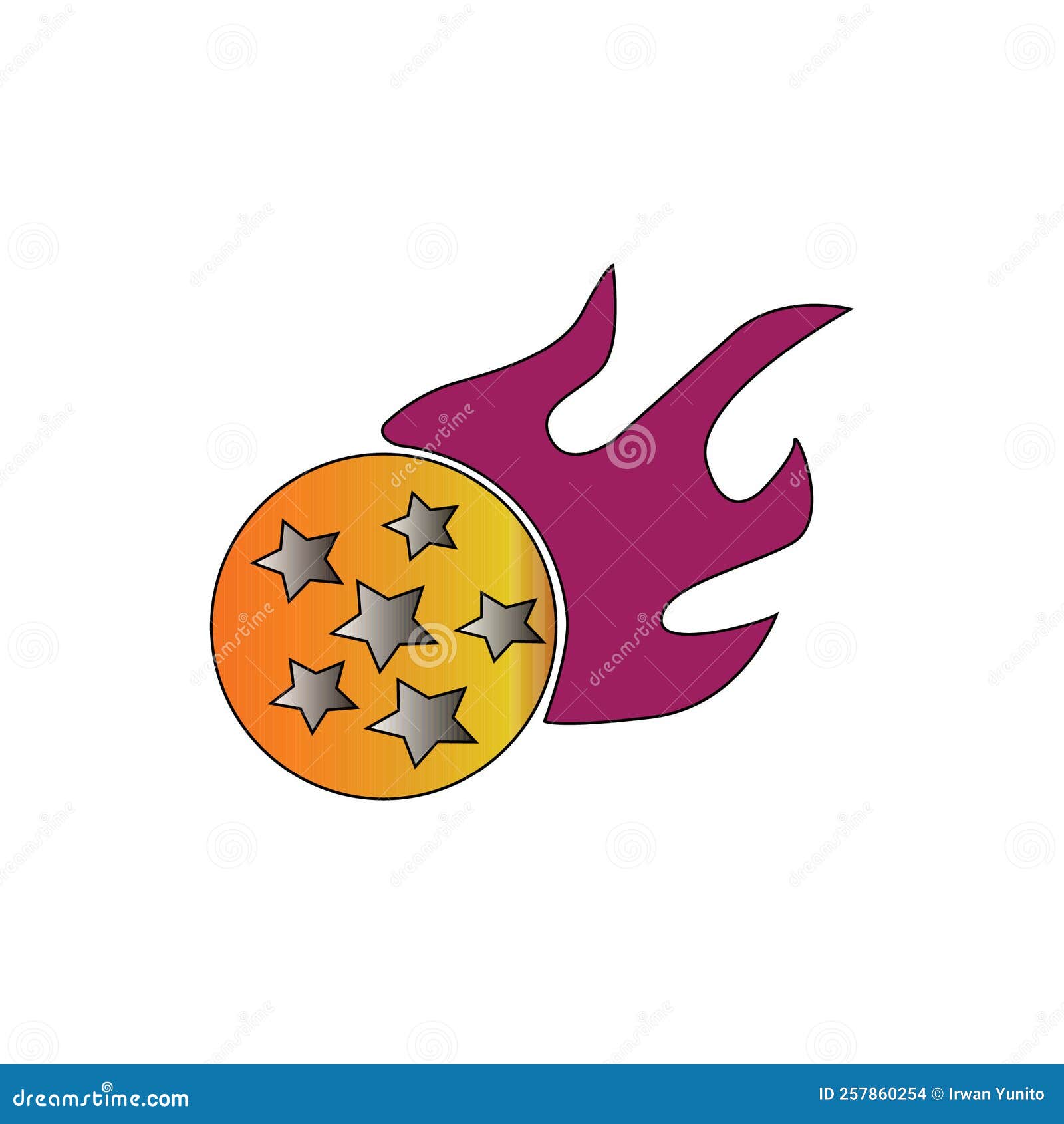 Icon Stock Fire Hot Star Illustration Design Stock Vector ...