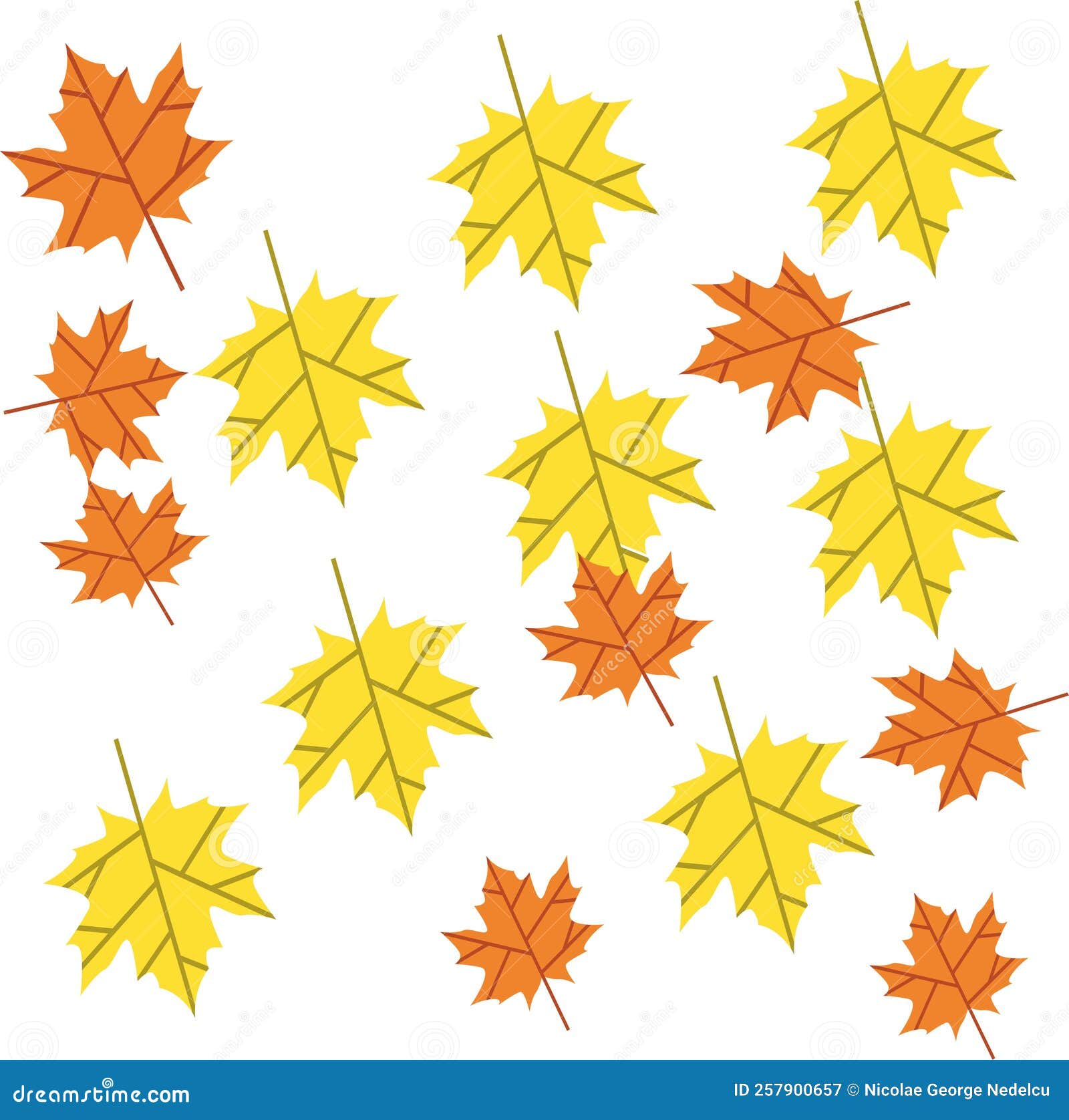 The Simple Design of Some Autumn Leaves, Specific for the Current ...