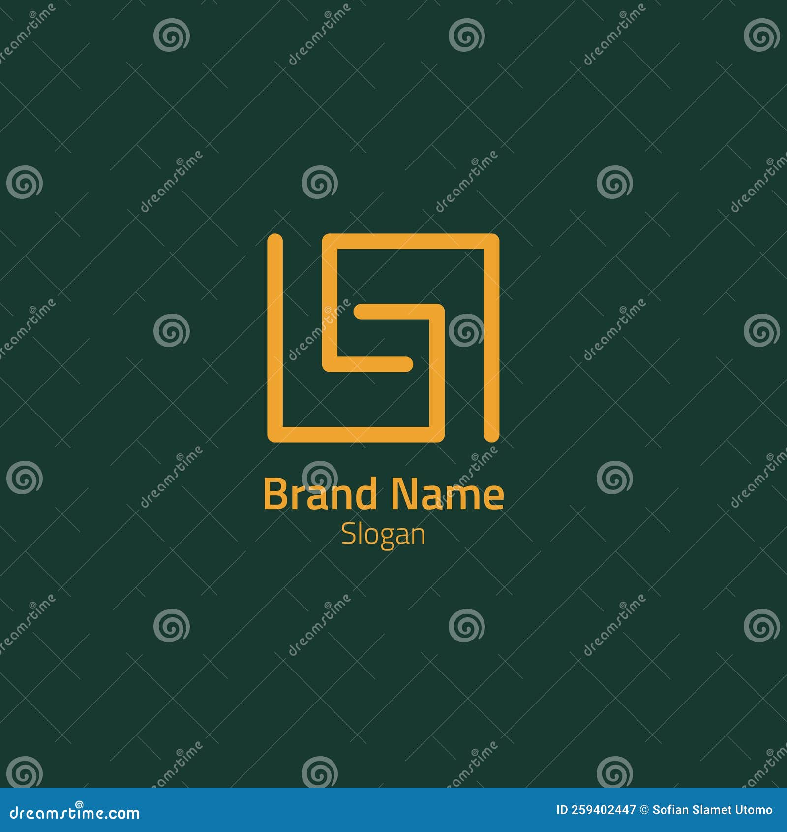 Abstract Two Lines Logo stock vector. Illustration of cartoon - 259402447