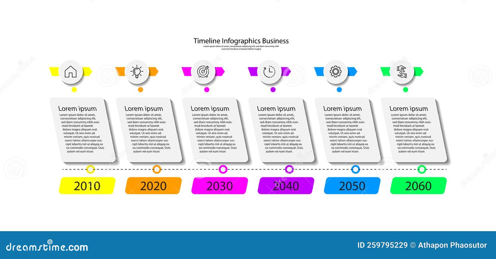 Presentation Timeline Design Business Infographic Template Stock Vector ...