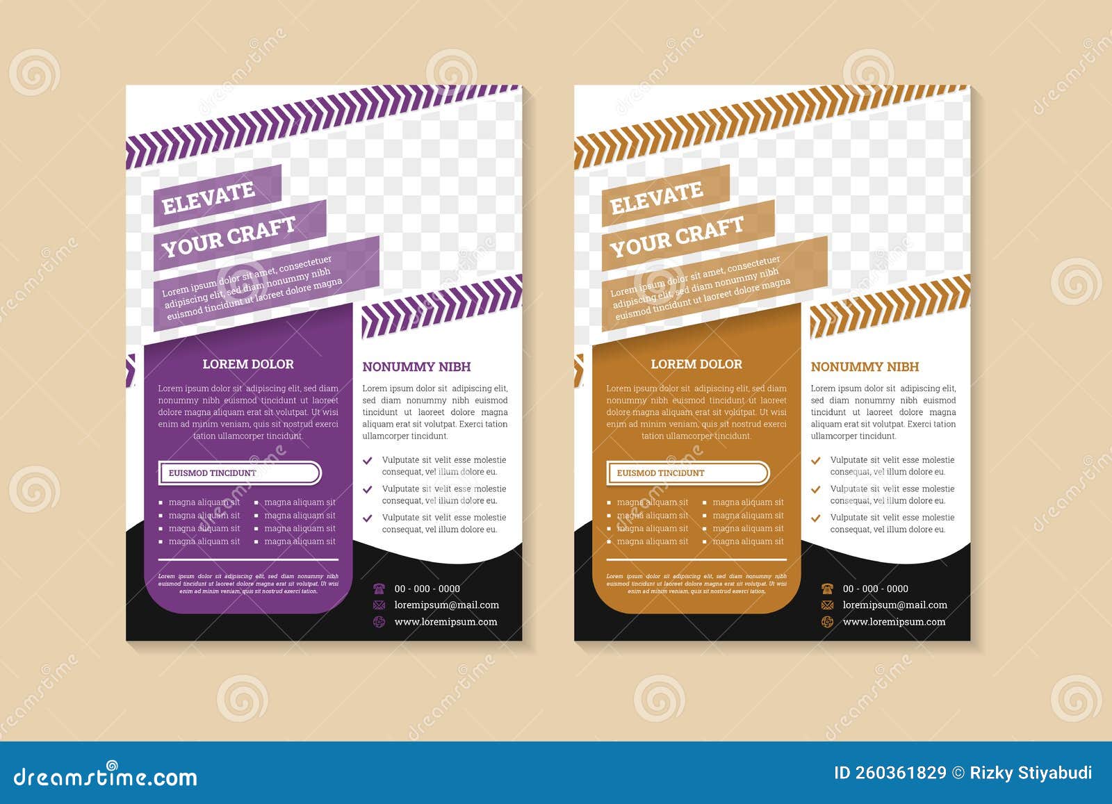 Elevate Your Craft Flyer Design Template Use Vertical Layout Cartoon ...