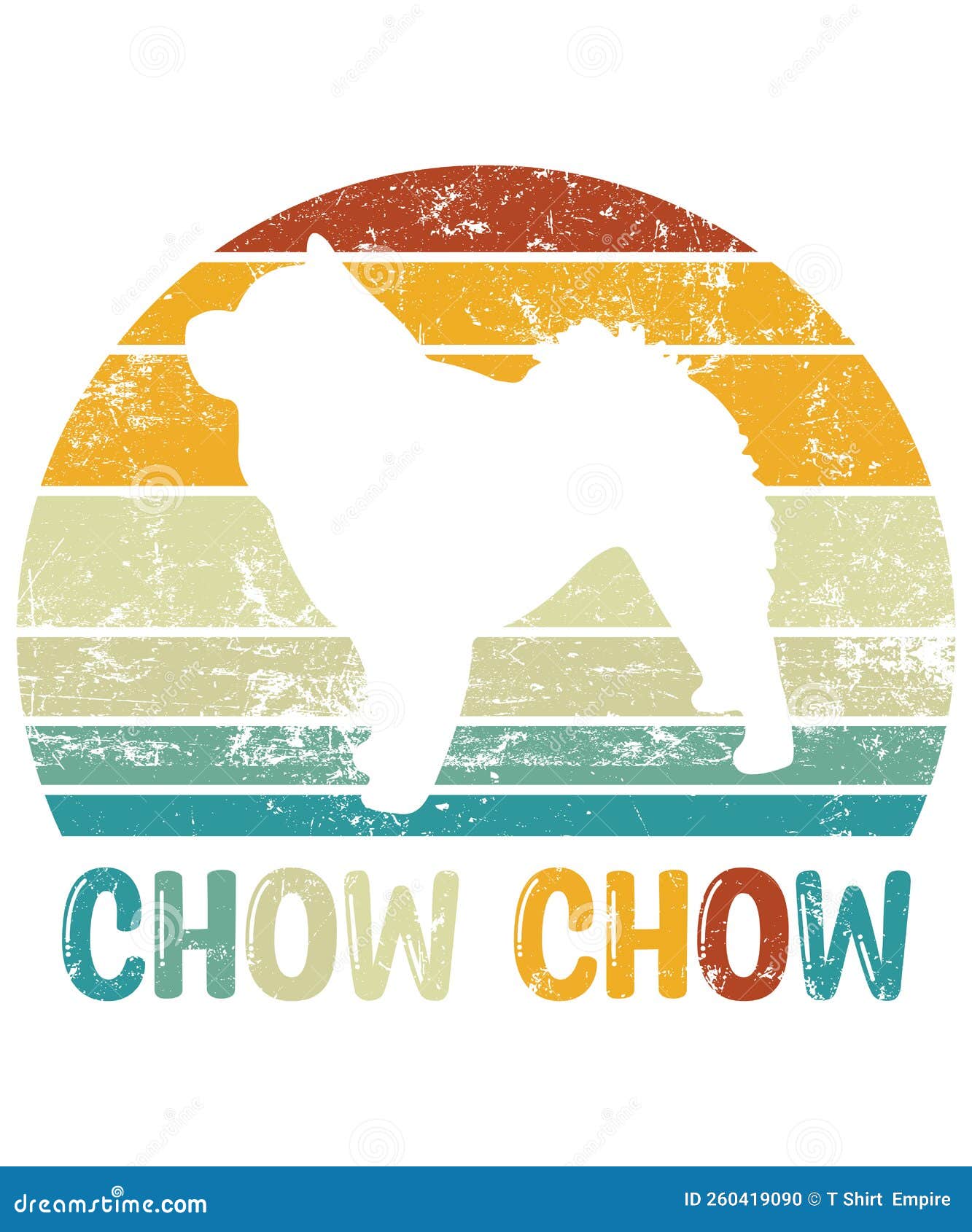 Chow-chow Silhouette Real Word Vector Illustration | CartoonDealer.com ...