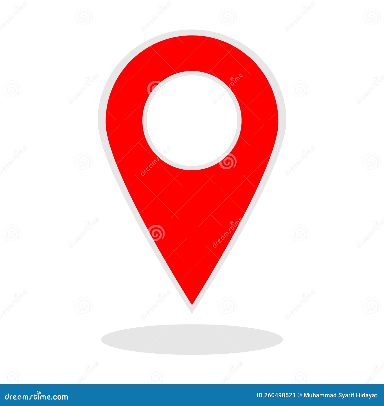 Location icon stock illustration. Illustration of location - 260498521