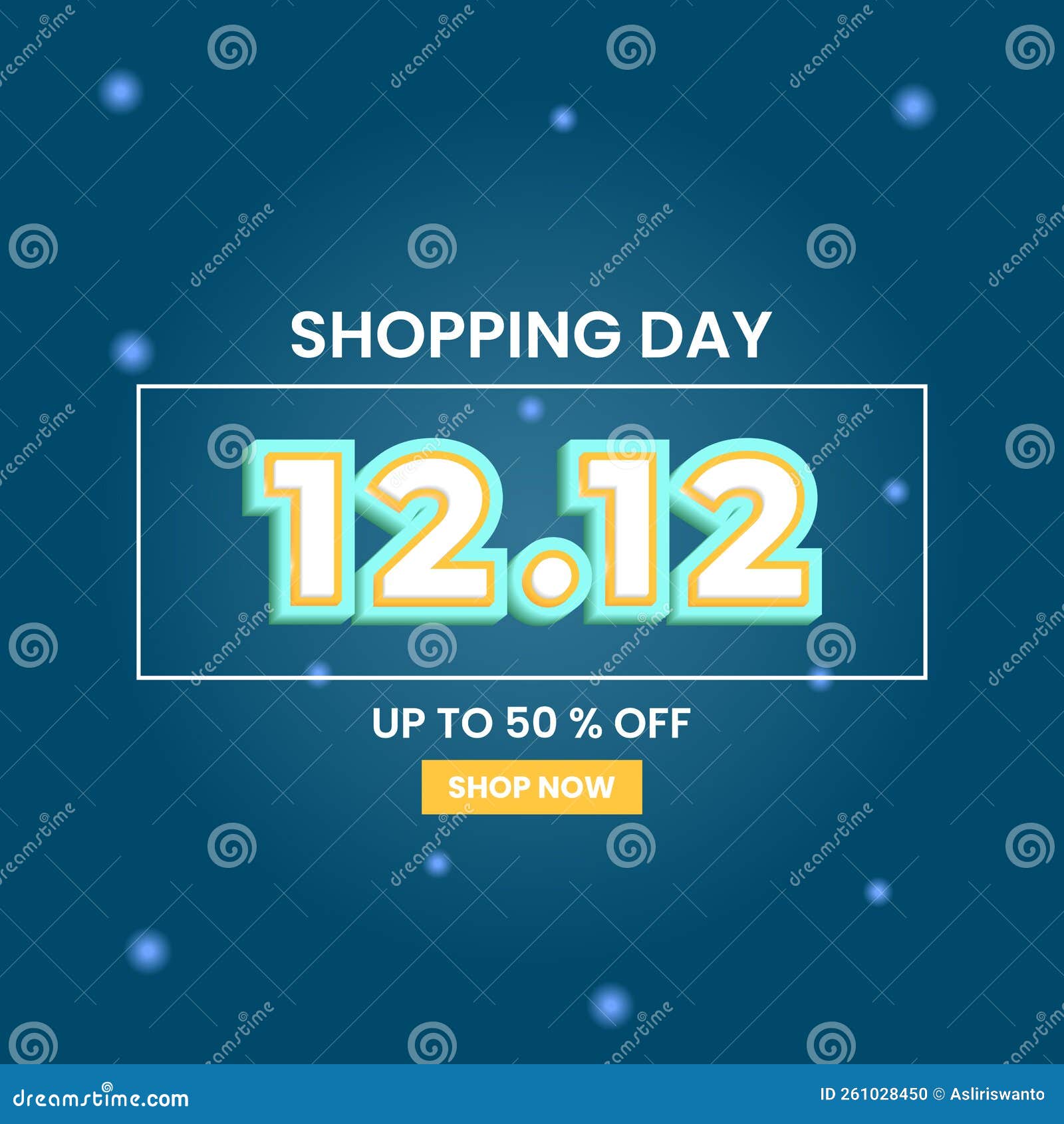 12 12 Sale Design Template. with Text Effect and Dark Green Background ...