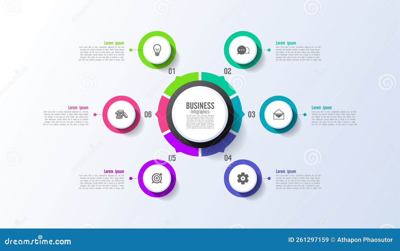 Presentation Business Infographic Design Template Stock Vector ...