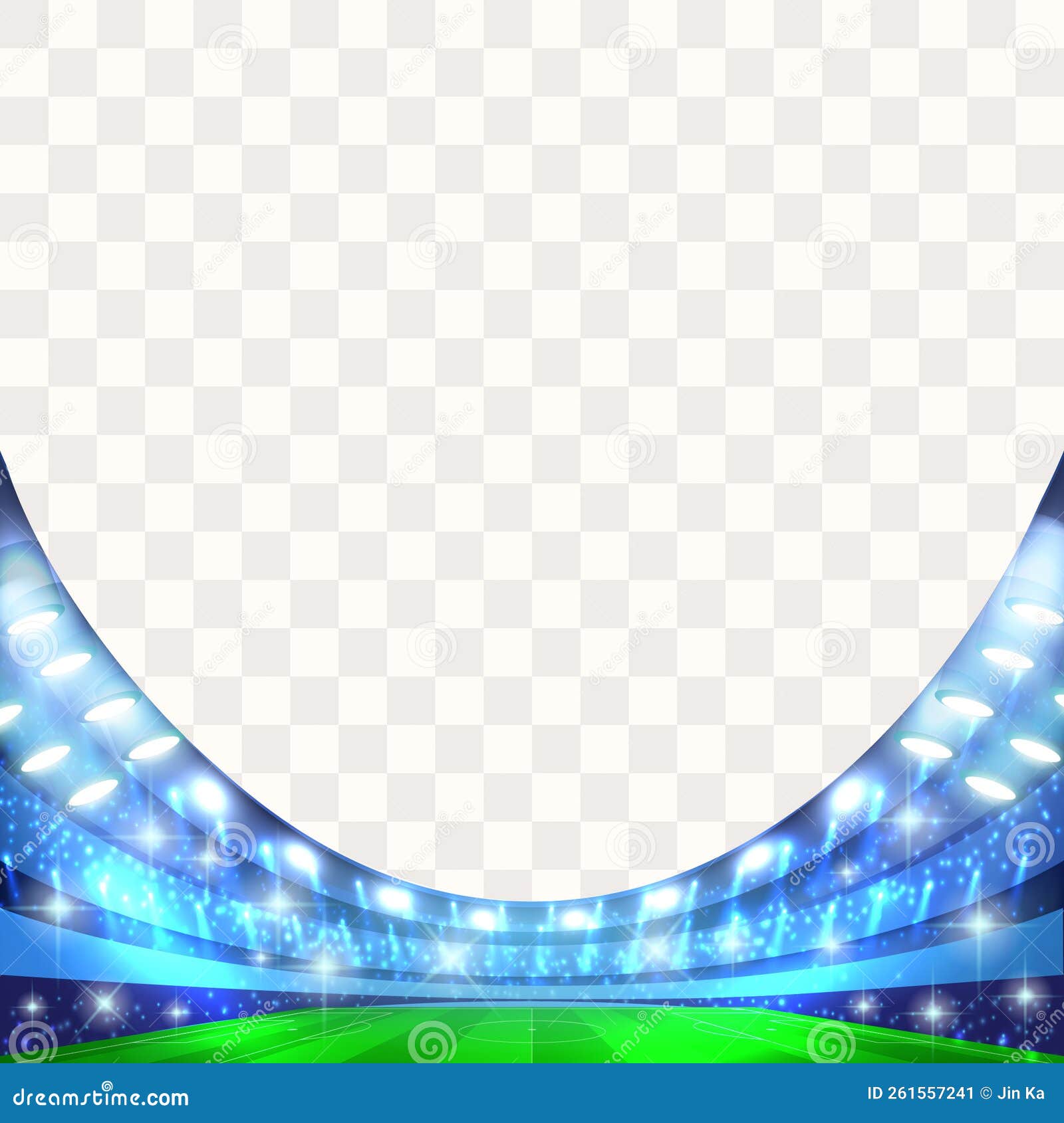 Fifa World Cup Twibbon Football Field Transparent Background Stock ...