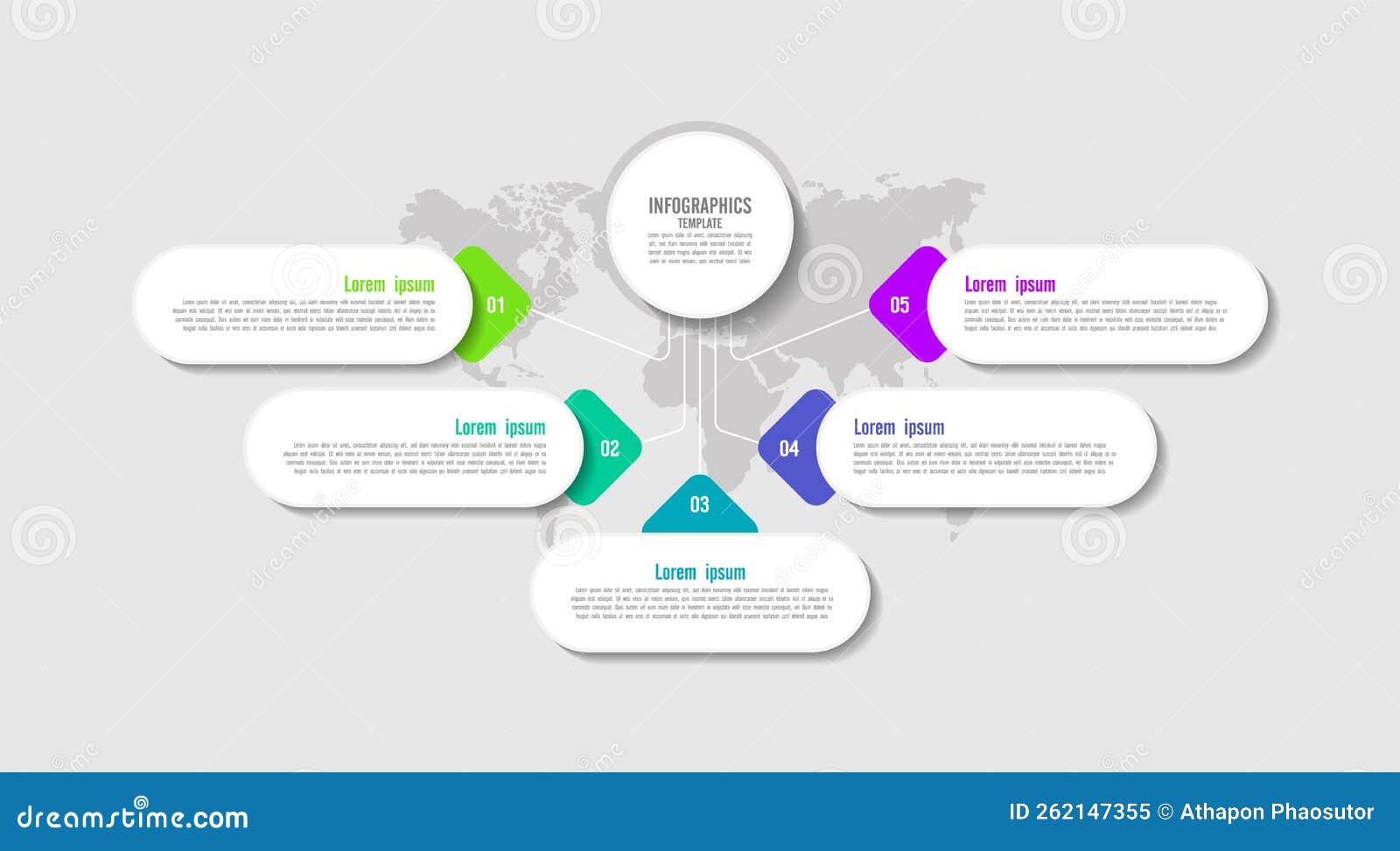 Vector Infographic Business Design Template Stock Vector - Illustration ...
