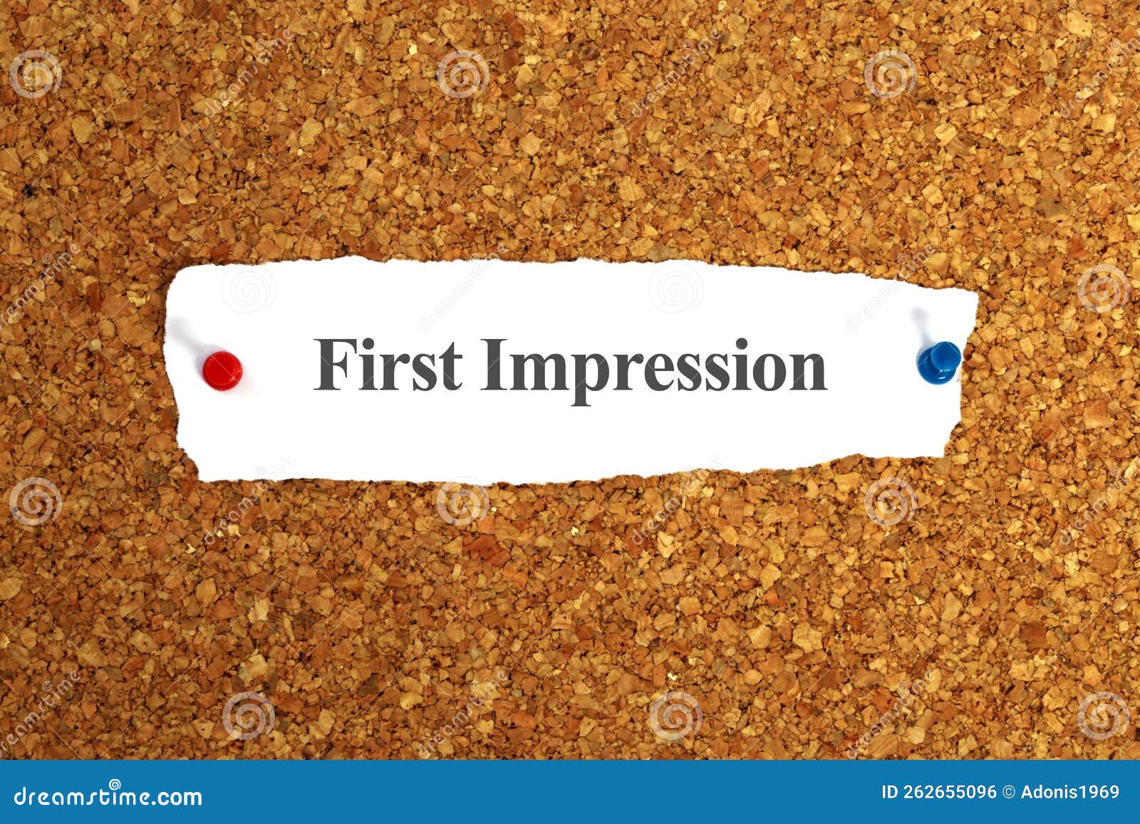 First Impression on White Paper Stock Illustration - Illustration of ...