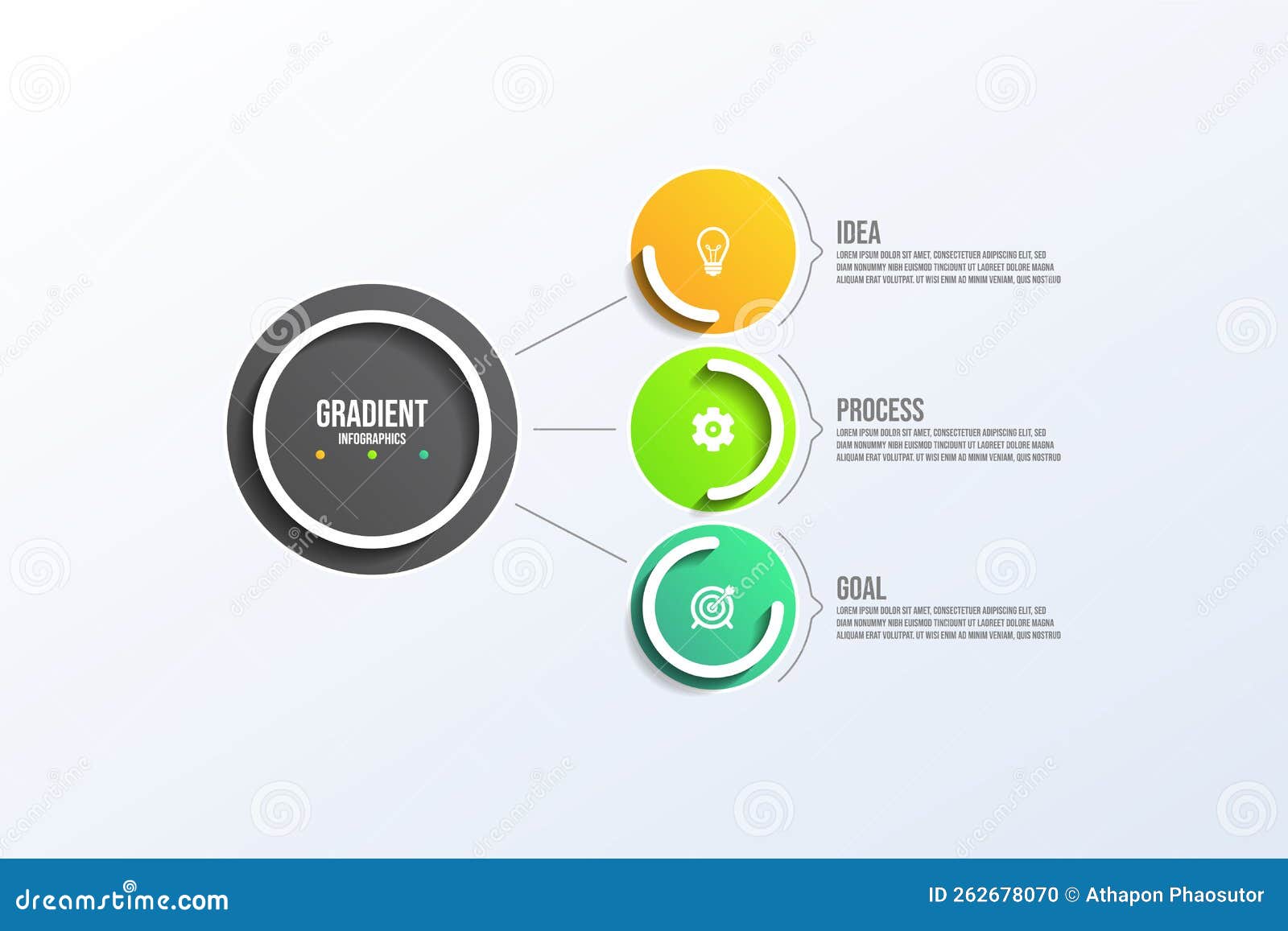Infographic Vector Design Business Icons Template Stock Vector ...